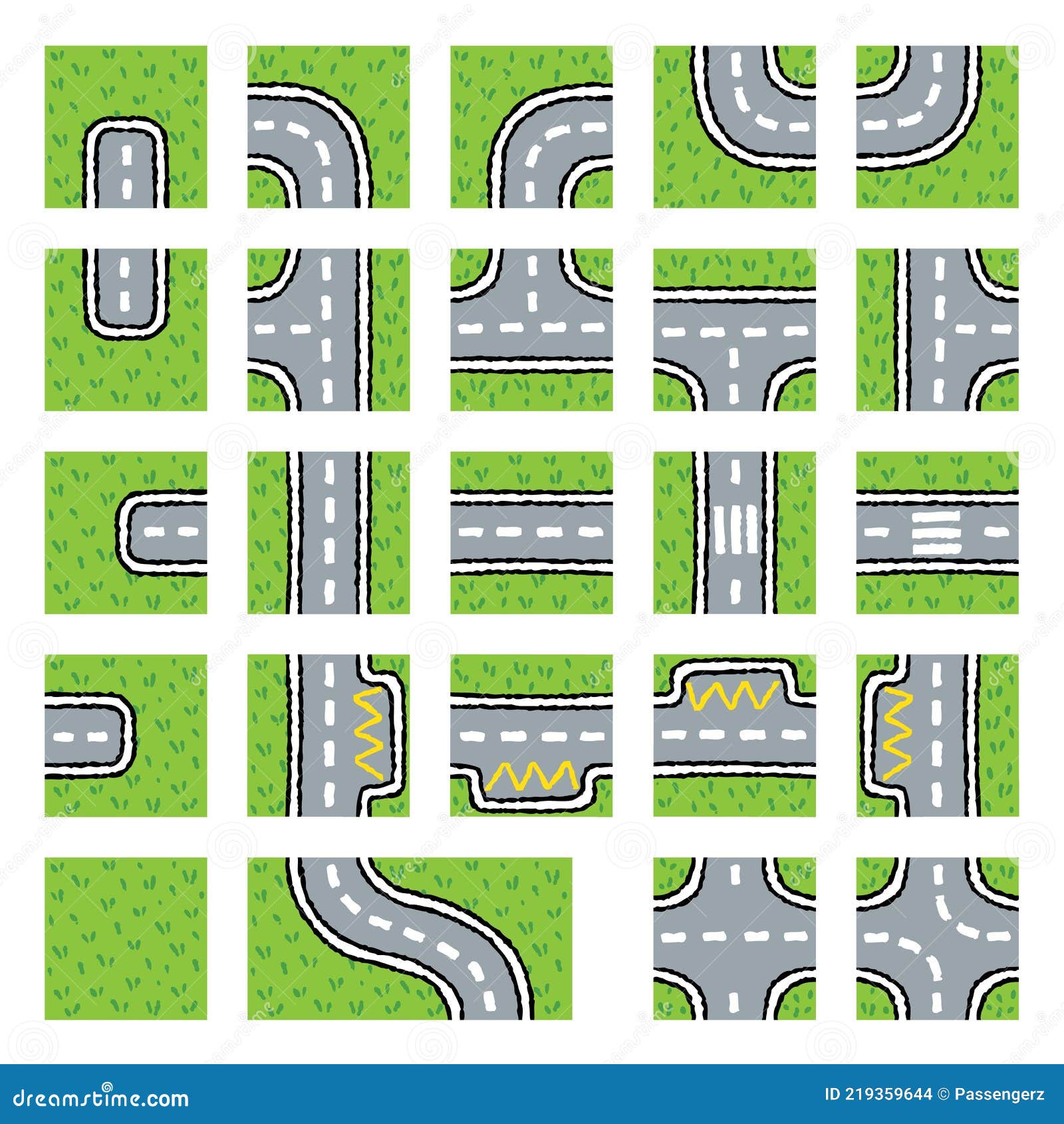 Road Map Pattern