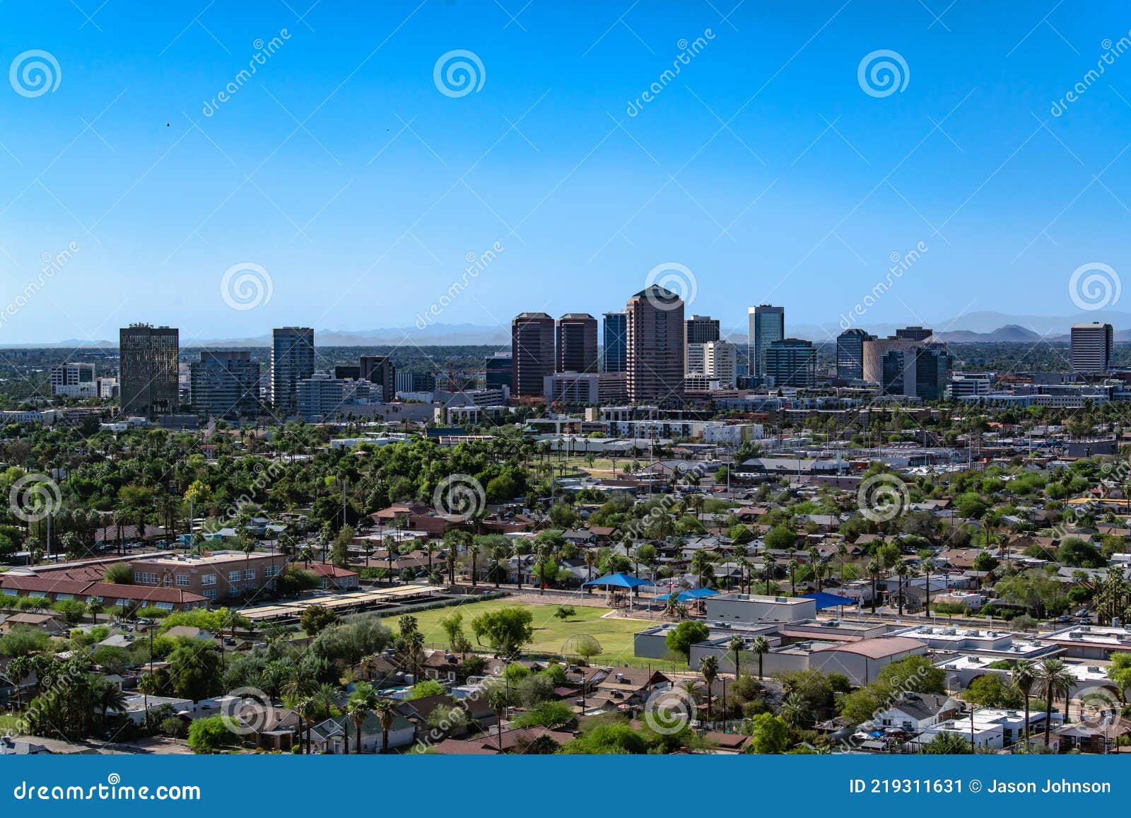 The City of Phoenix, Arizona Editorial Photo - Image of view, lush ...