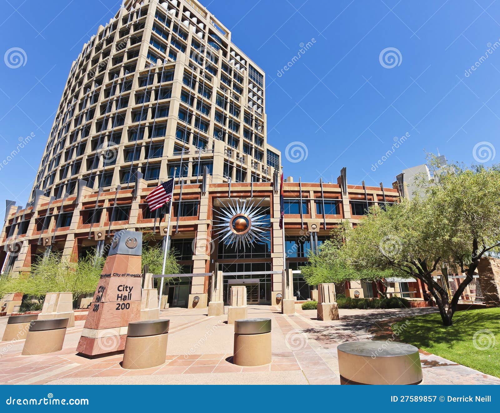 A City Of Phoenix City Hall Shot Editorial Photography - Image of ...