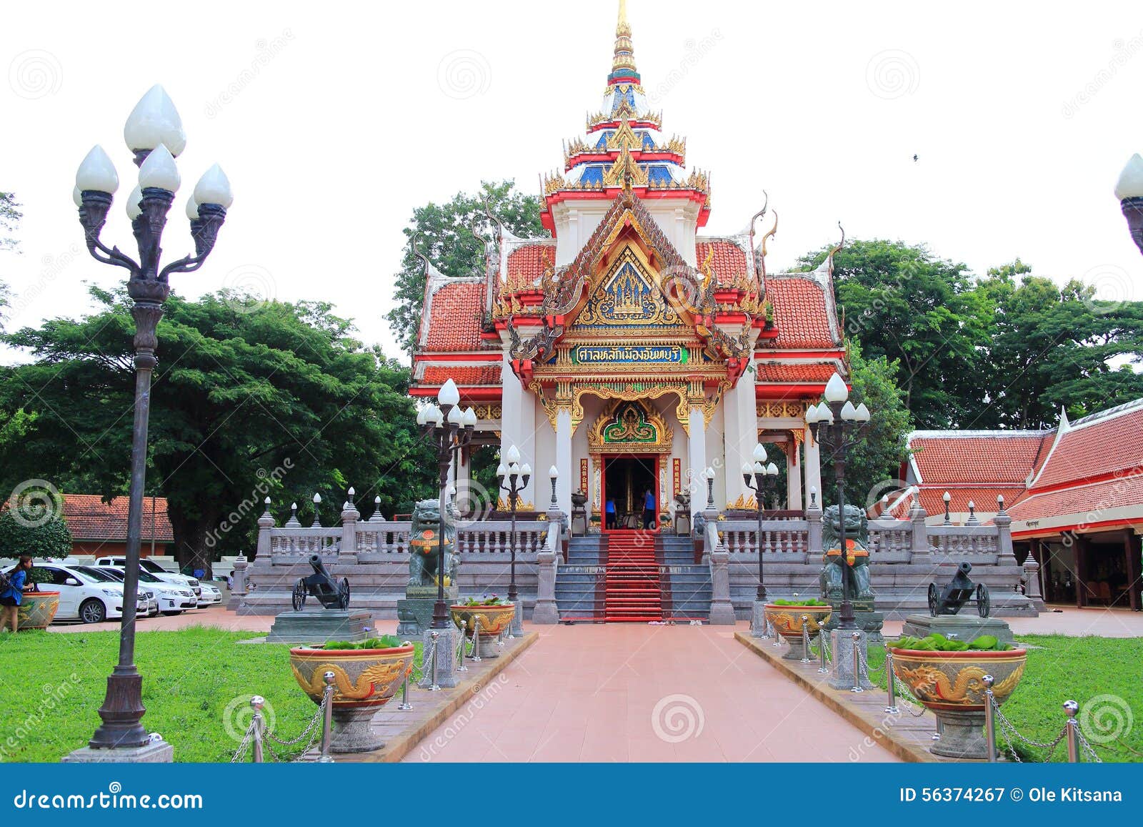 The city pillar shrine editorial photography. Image of pillar - 56374267