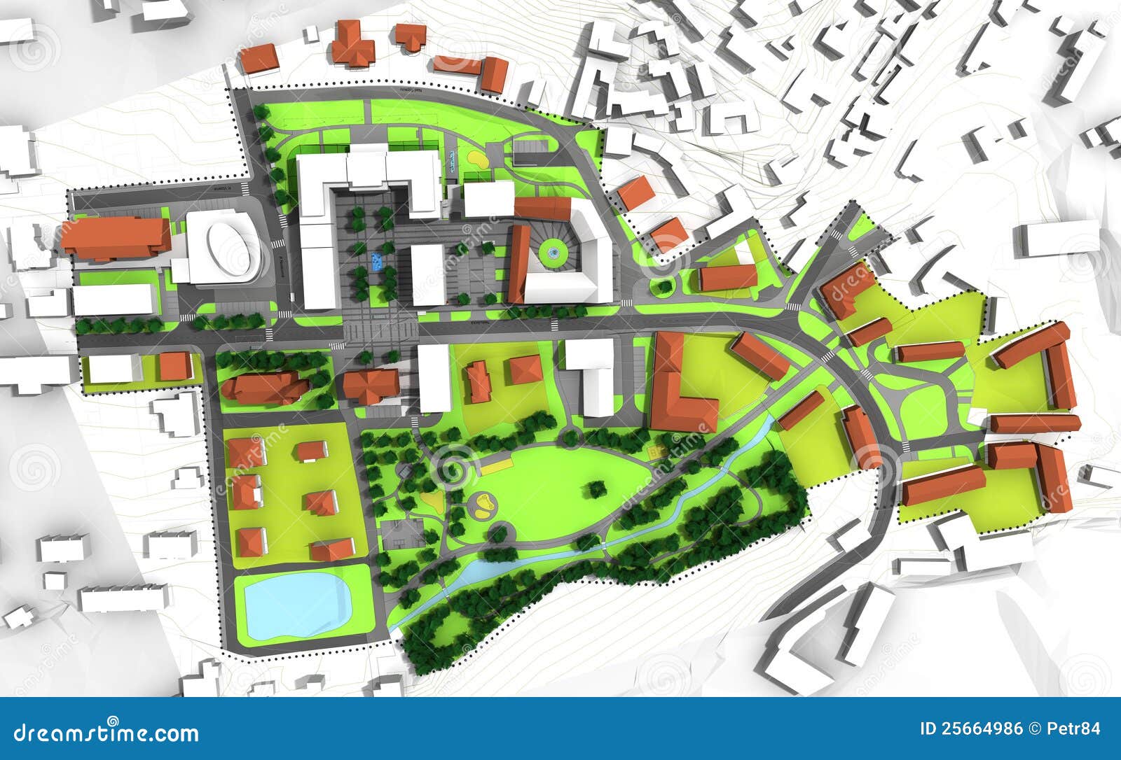 City plan stock illustration. Illustration of home, design - 25664986