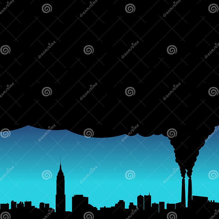 City Pollution Vector stock vector. Illustration of smog - 21626761