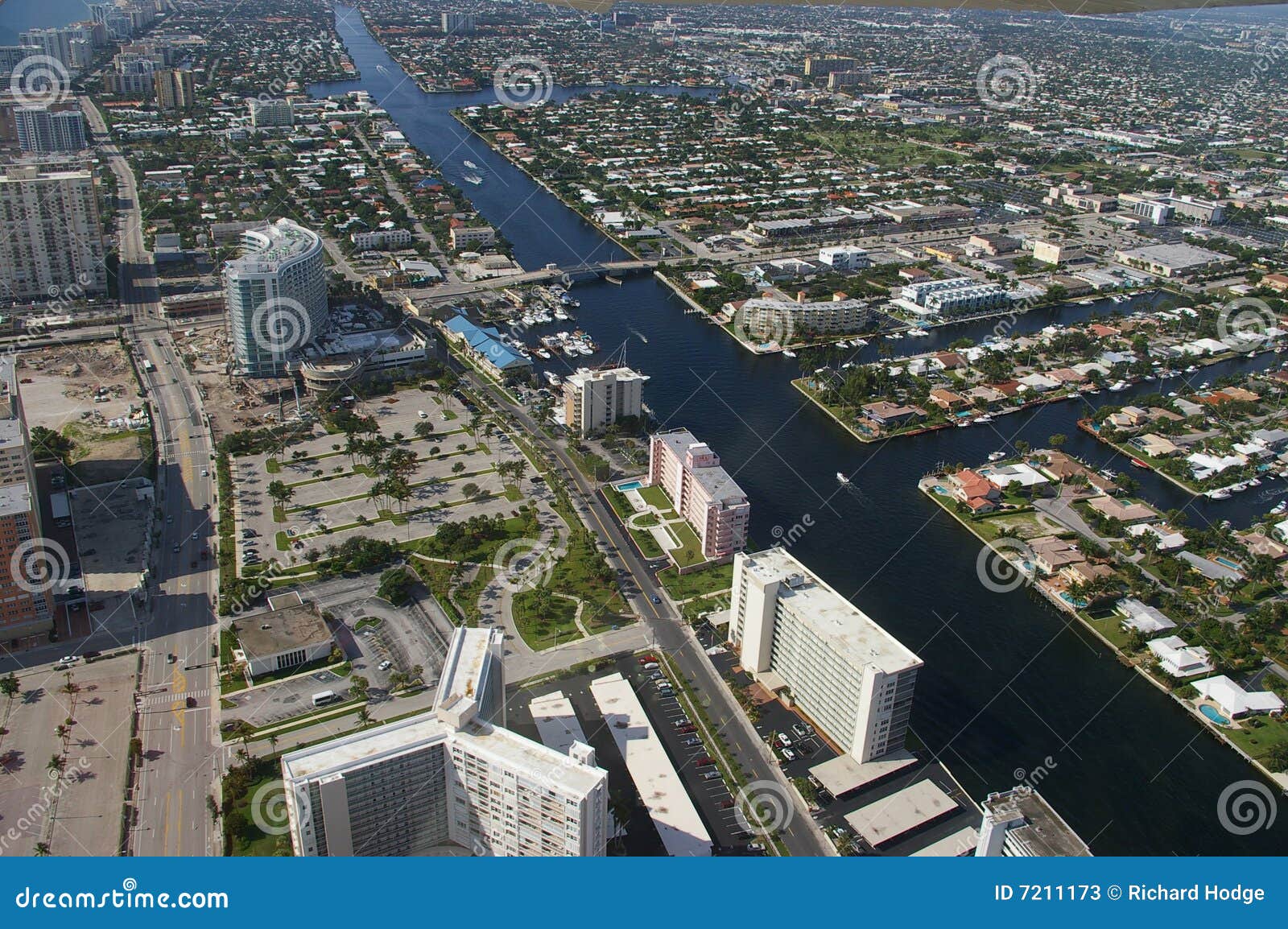 City of Pompano Beach stock image. Image of county, canals - 7211173