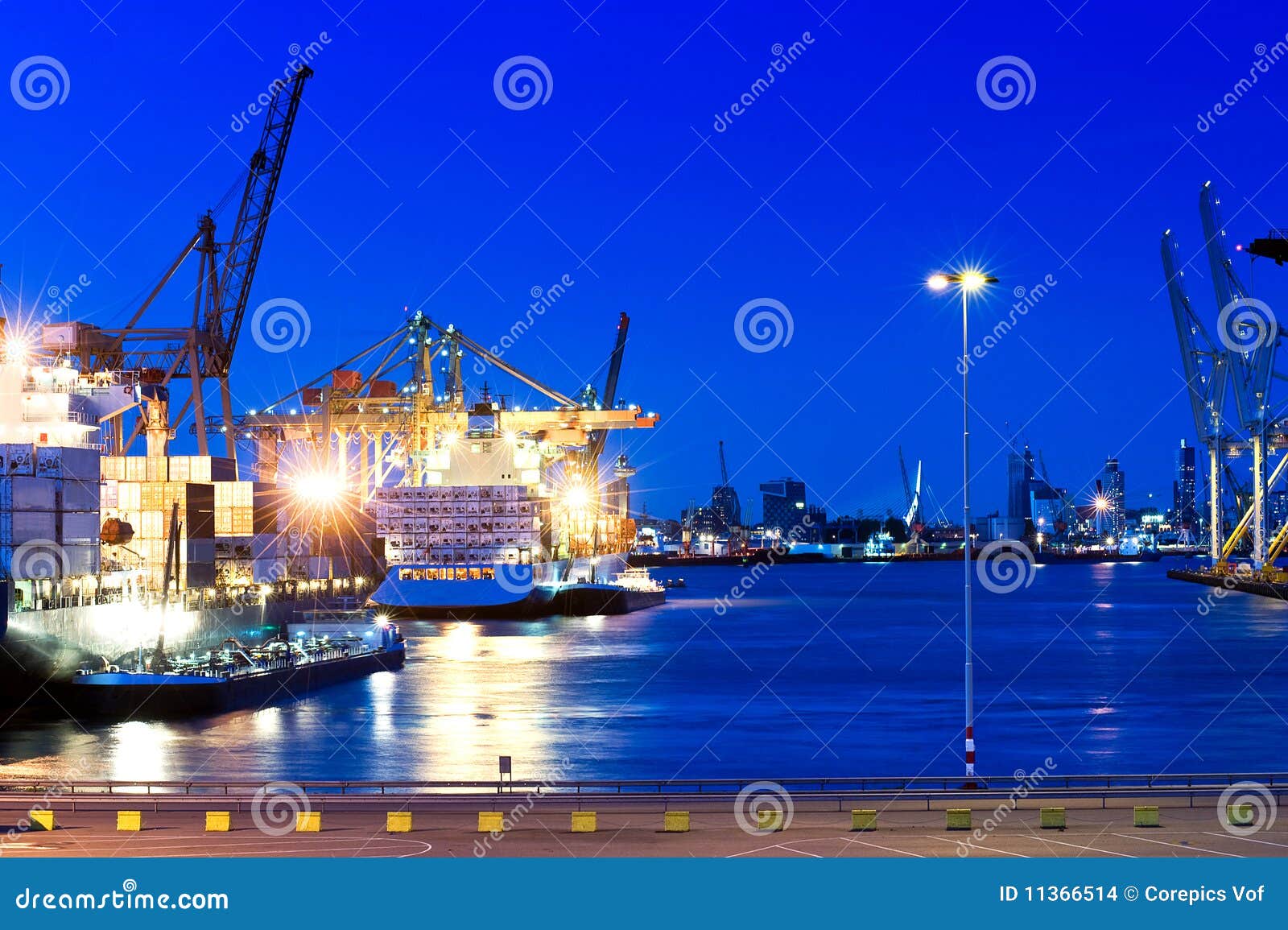 City Port stock photo. Image of outside, loading, goods - 11366514