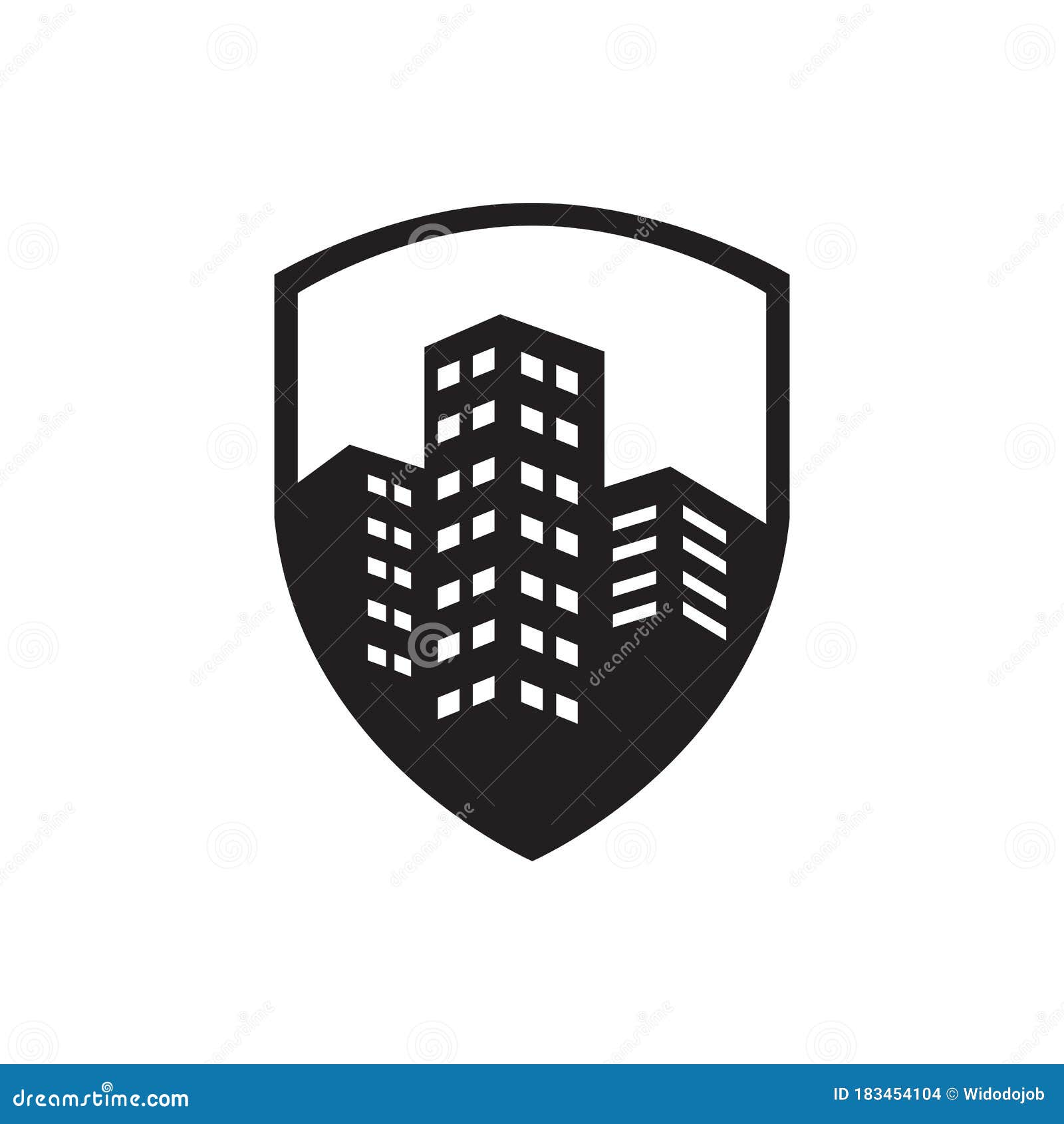 City Protection Logo Design Concept Stock Vector - Illustration of ...