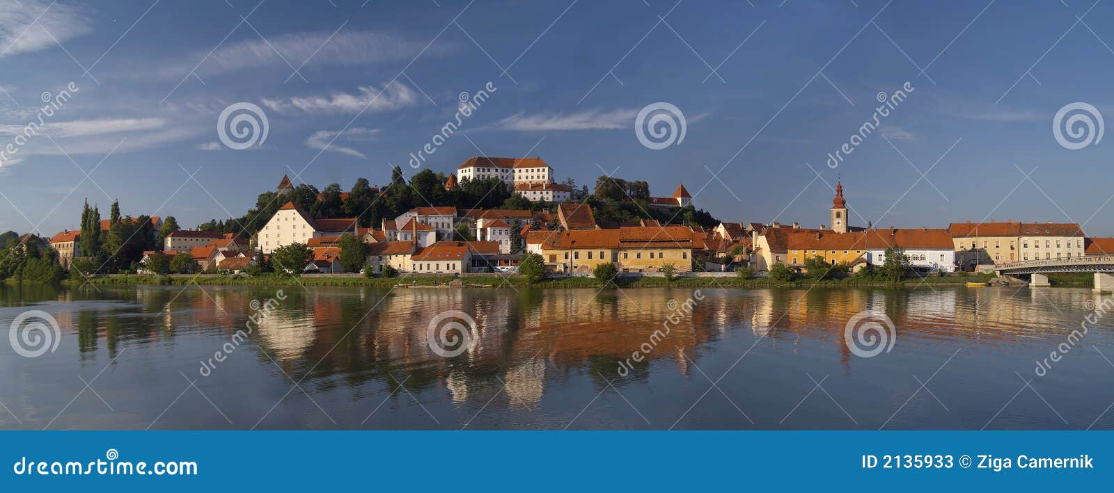 City Ptuj stock image. Image of castle, river, outdoor - 2135933