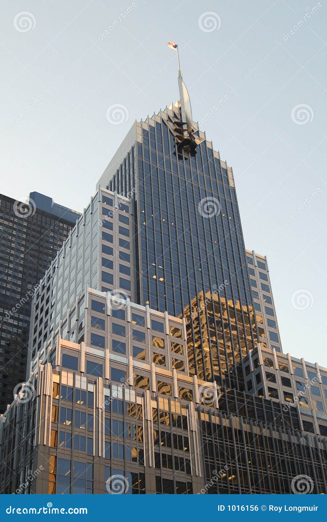 City reflections stock photo. Image of york, skyscraper - 1016156