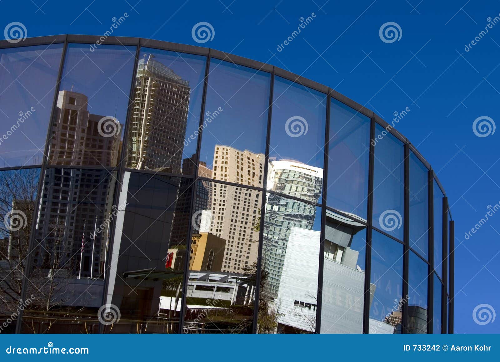 City Reflections 2 stock photo. Image of modern, central - 733242