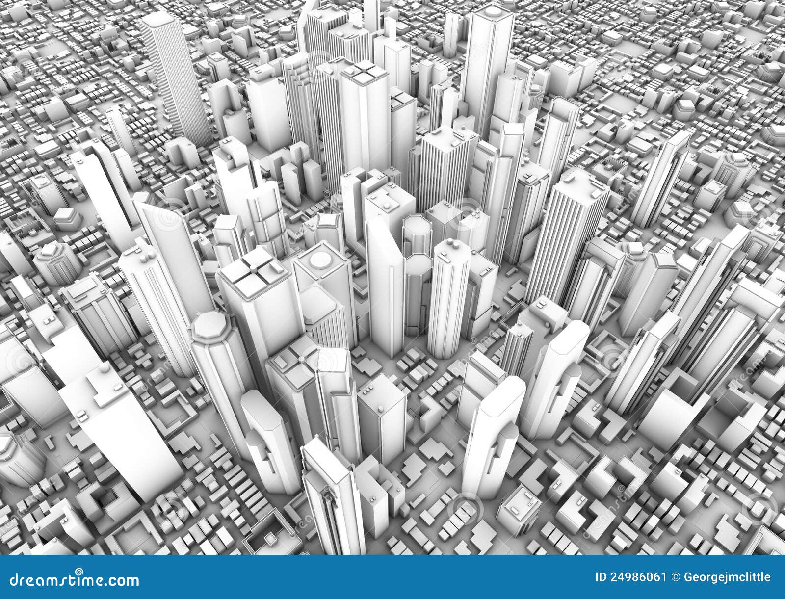 City render stock illustration. Illustration of design - 24986061