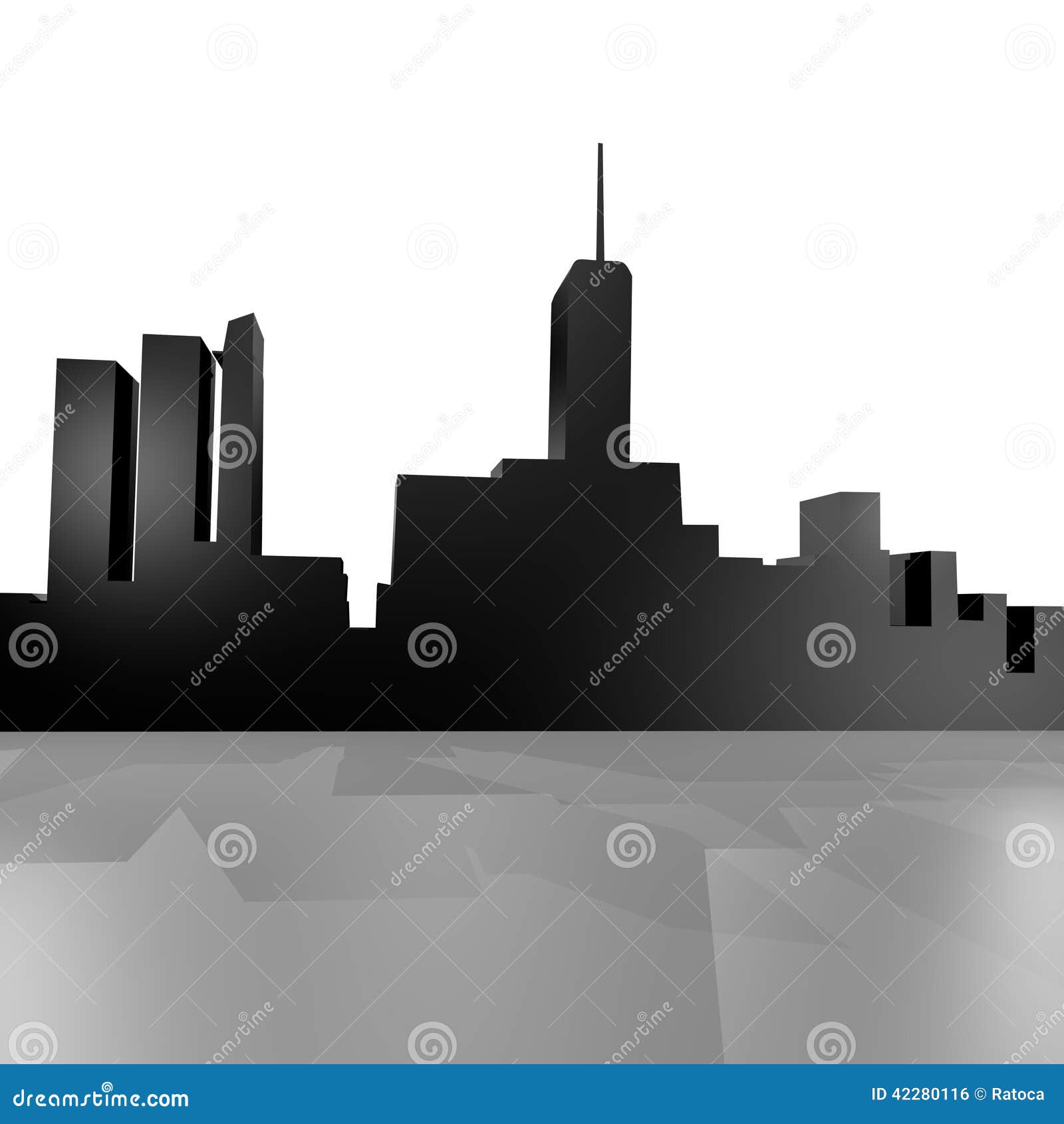 City render stock illustration. Illustration of concept - 42280116