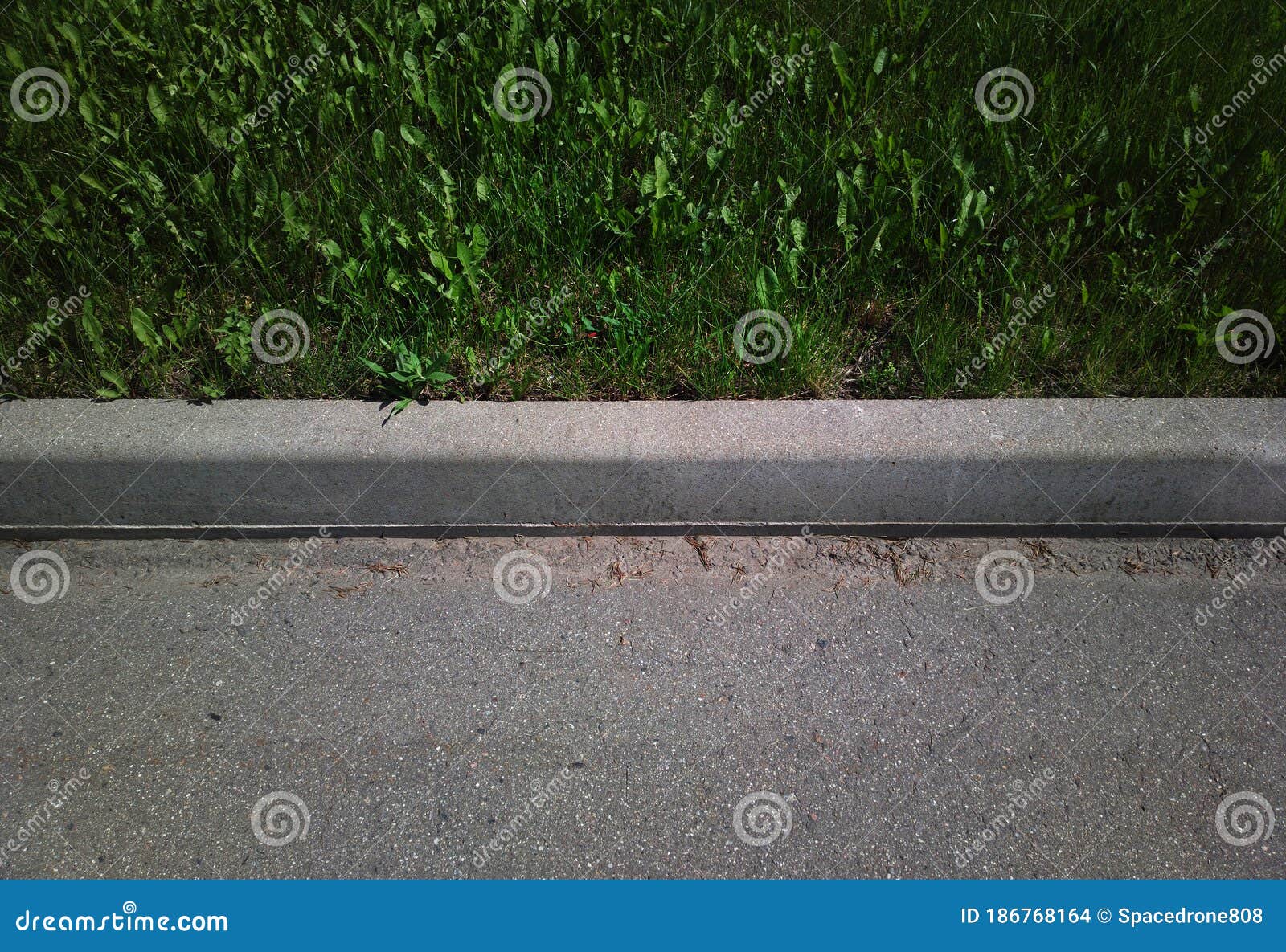 Road Border In An Earthen Ditch Among Stones Royalty-Free Stock Image ...