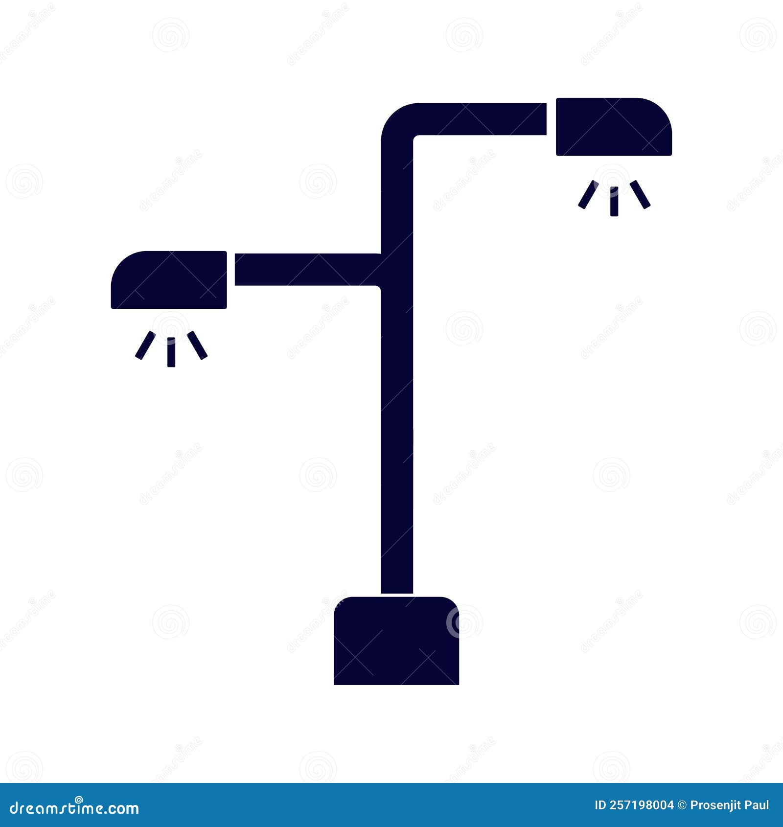 City Road Light, Road Lamp Icon Stock Vector - Illustration of sign ...