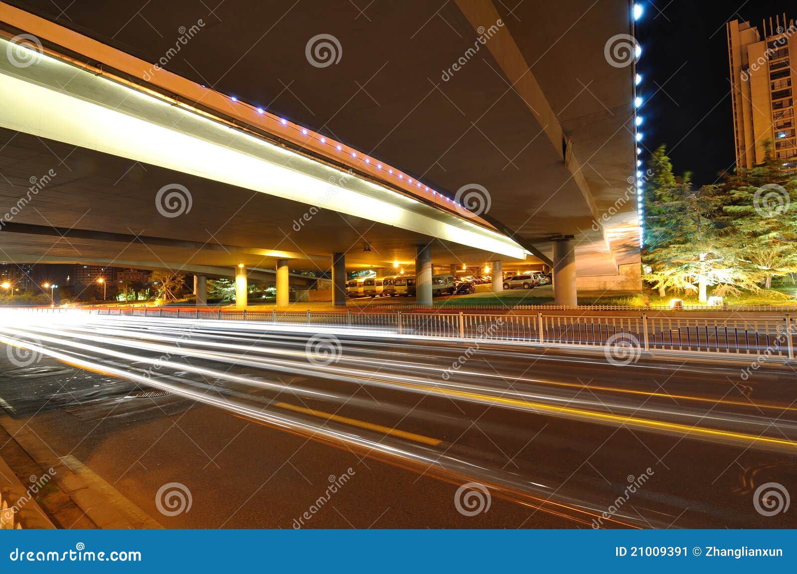 City road at night stock image. Image of driving, blue - 21009391