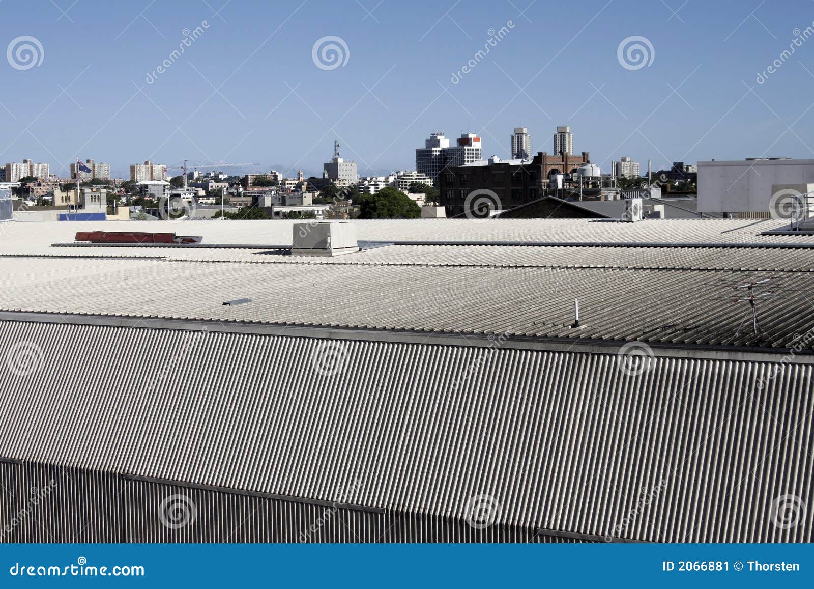 City Roof stock image. Image of cityscape, silver, city - 2066881