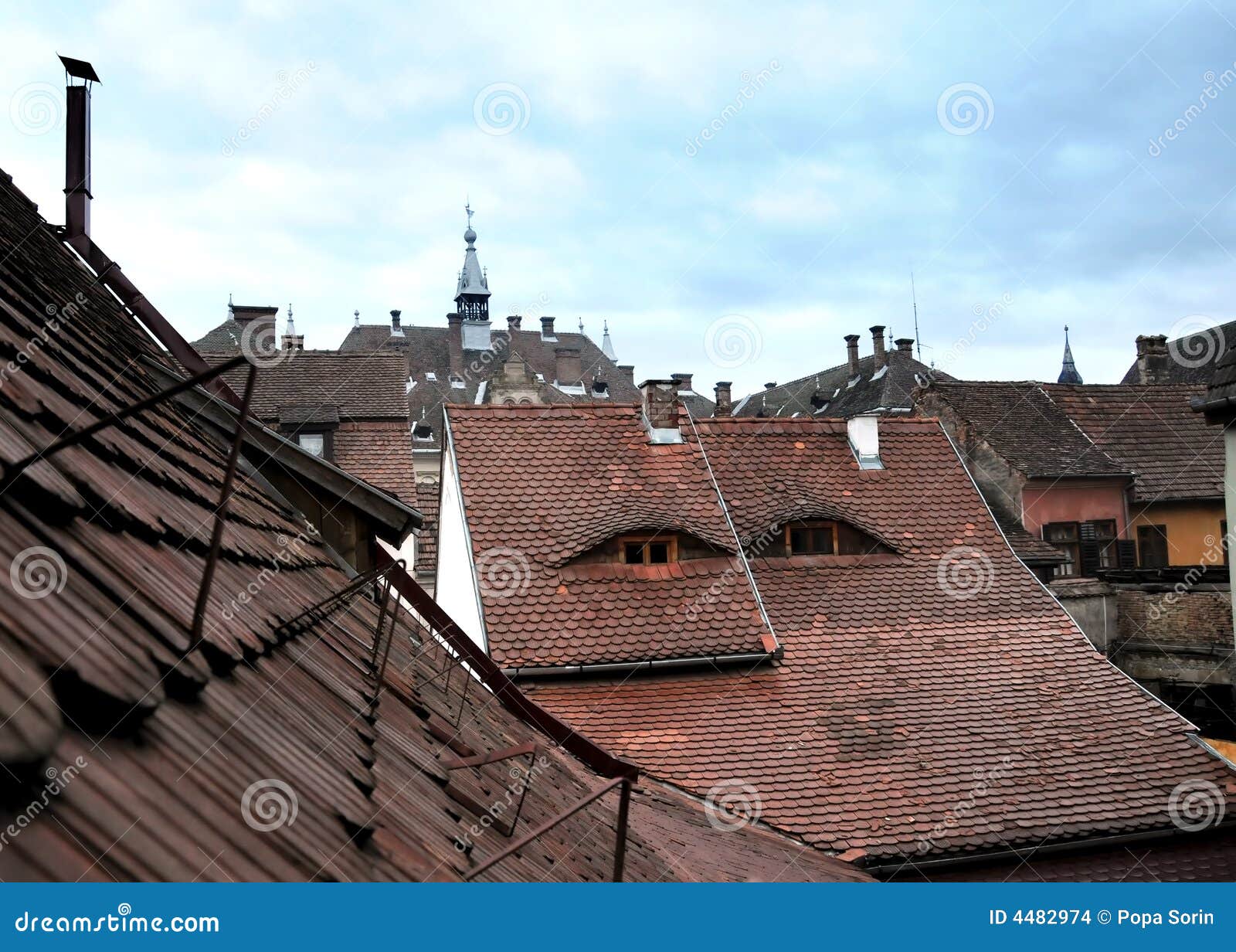 City rooftops stock photo. Image of architecture, capital - 4482974