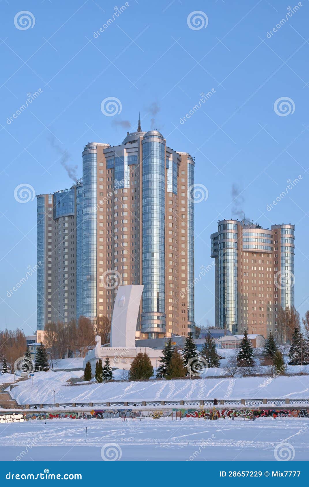 City of Samara stock image. Image of downtown, built - 28657229