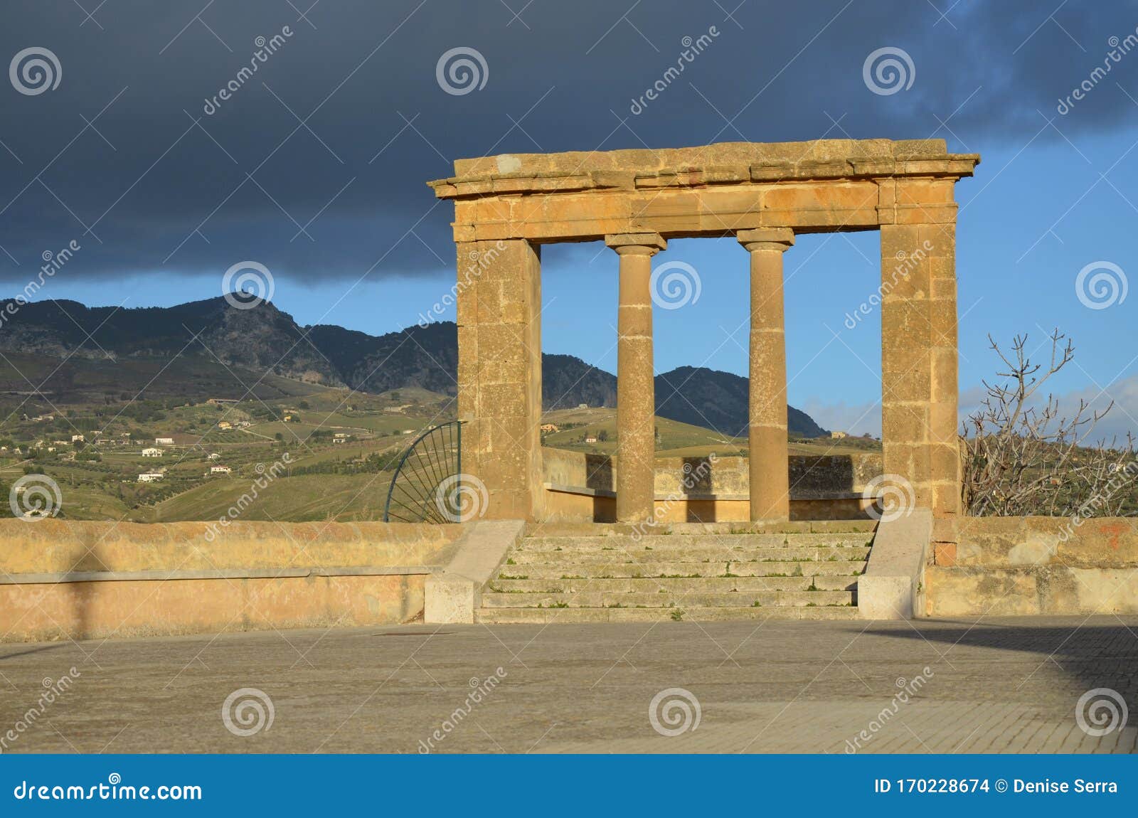 The City of Sambuca, Sicily Stock Photo - Image of architecture, small ...