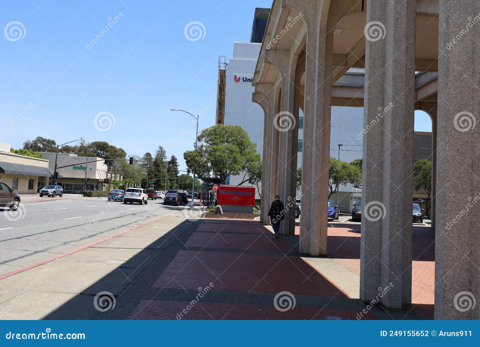 City of San Mateo California Editorial Photography - Image of urban ...