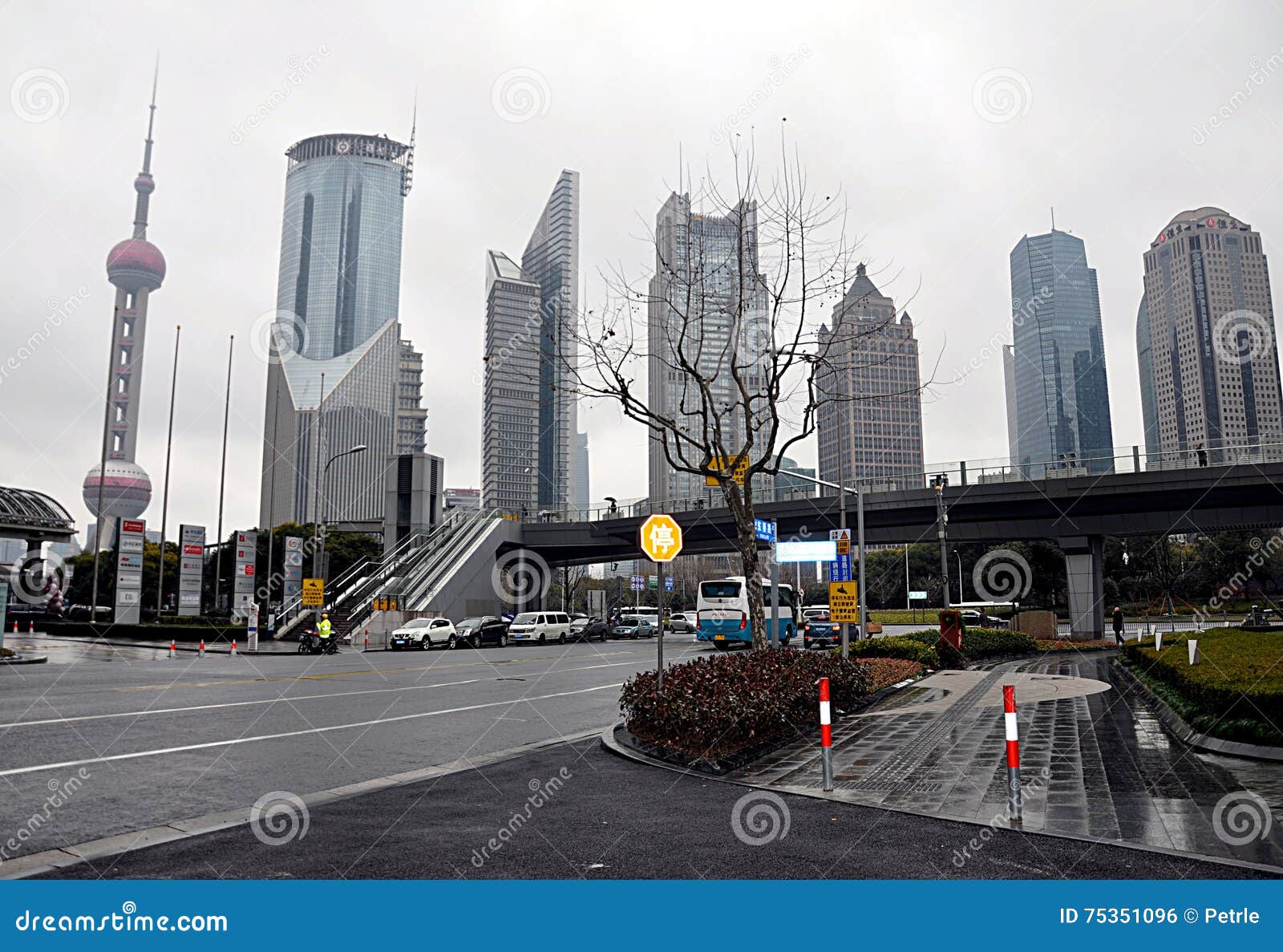 City Sanghai,China,Asia editorial photo. Image of current - 75351096
