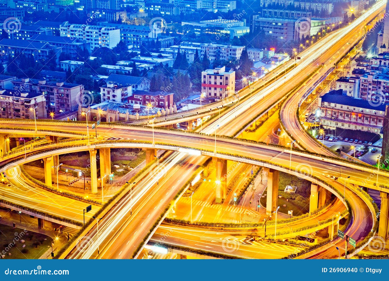 City Scape stock photo. Image of motorway, movement, cityscape - 26906940