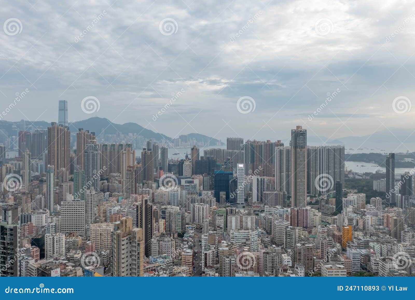 A City Scape of Kowloon South at Kowloon Peninsula 9 May 2022 Editorial ...