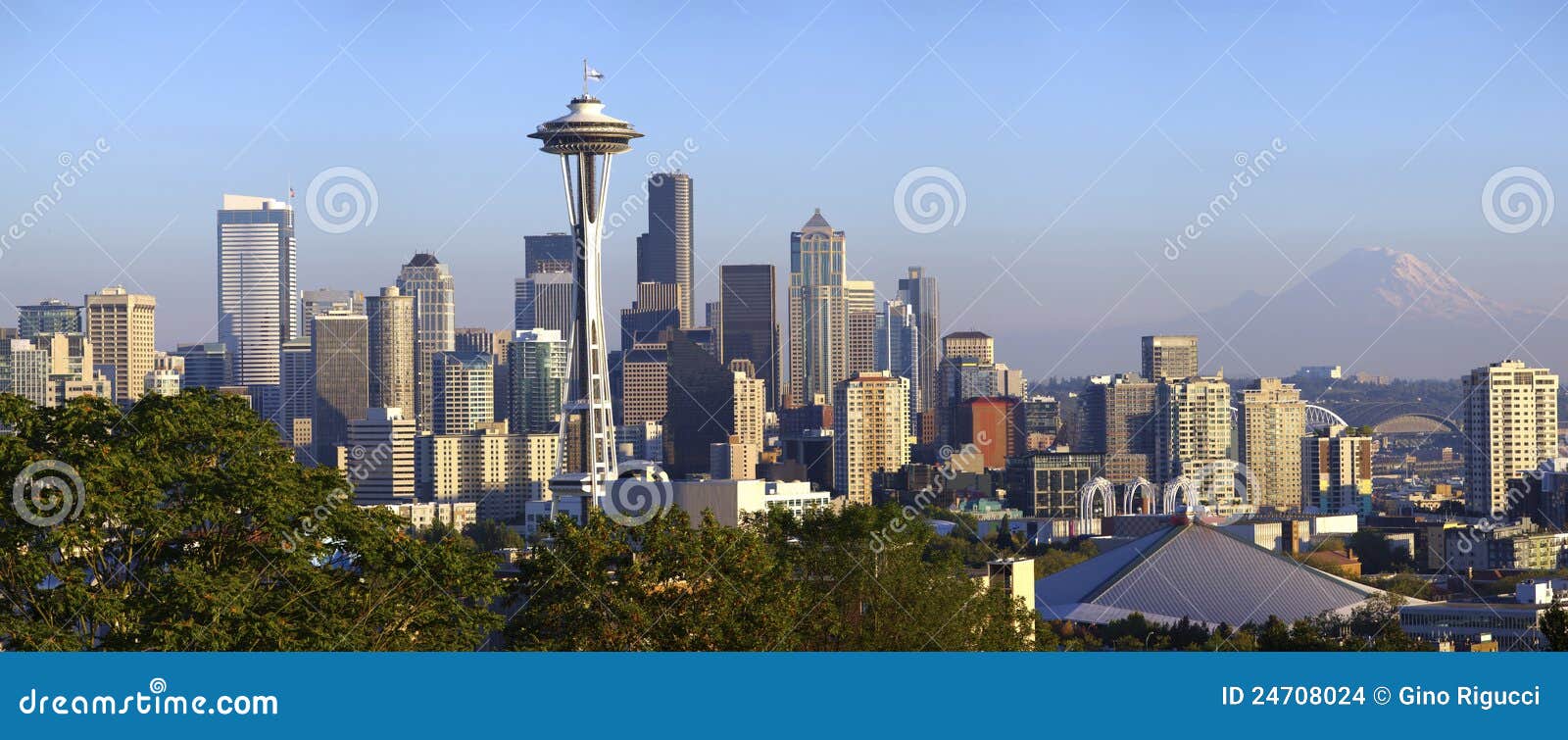 City of Seattle Panoramic View. Editorial Stock Image - Image of ...