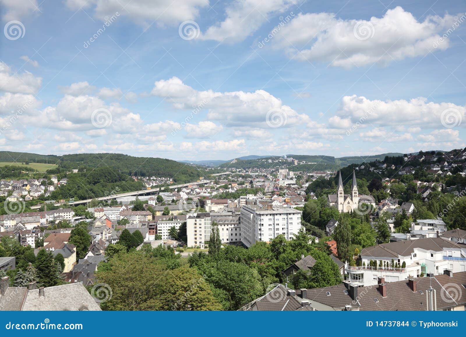 City of Siegen, Germany stock photo. Image of city, streets - 14737844