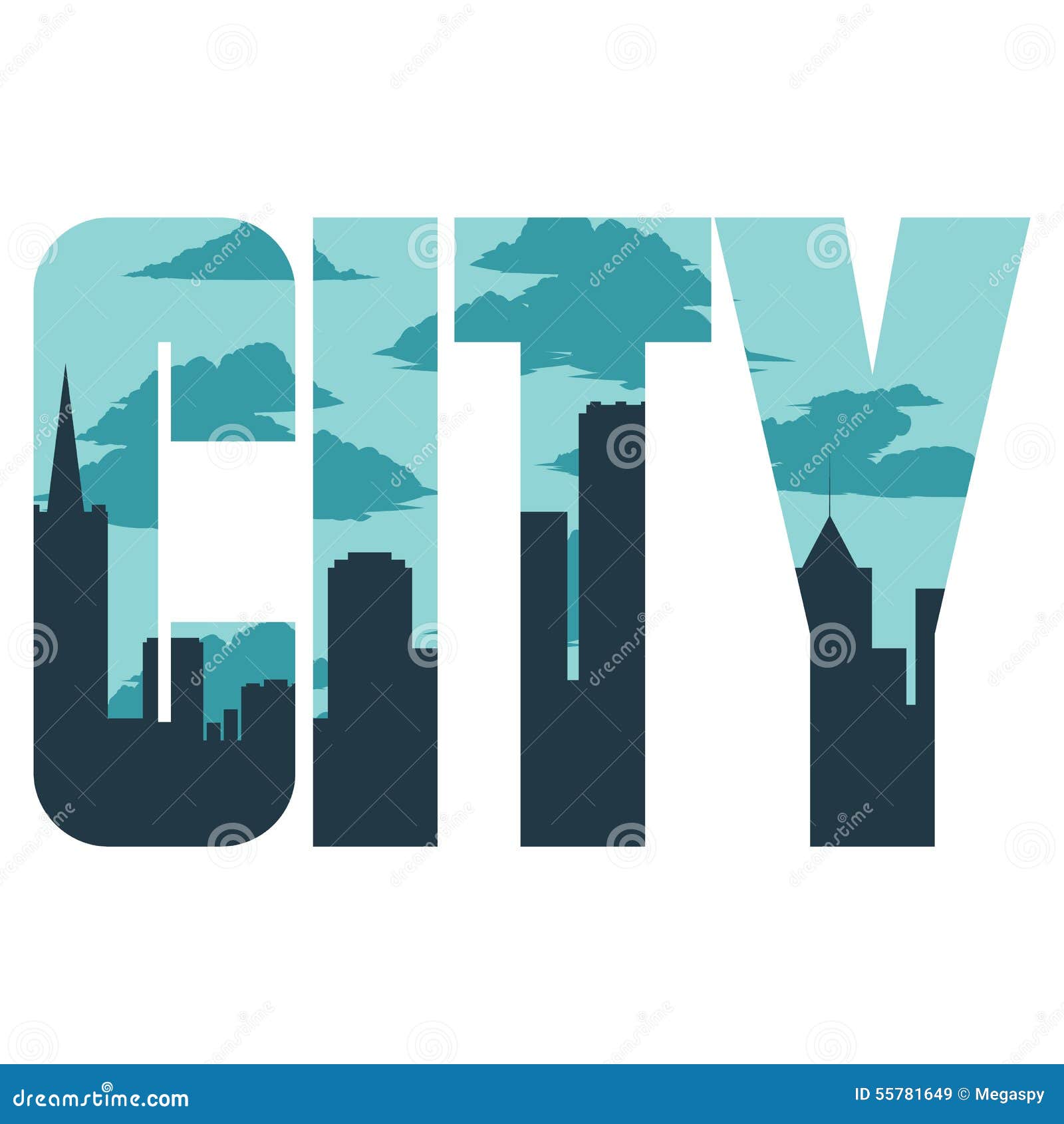 City sign stock vector. Illustration of sign, emblem - 55781649