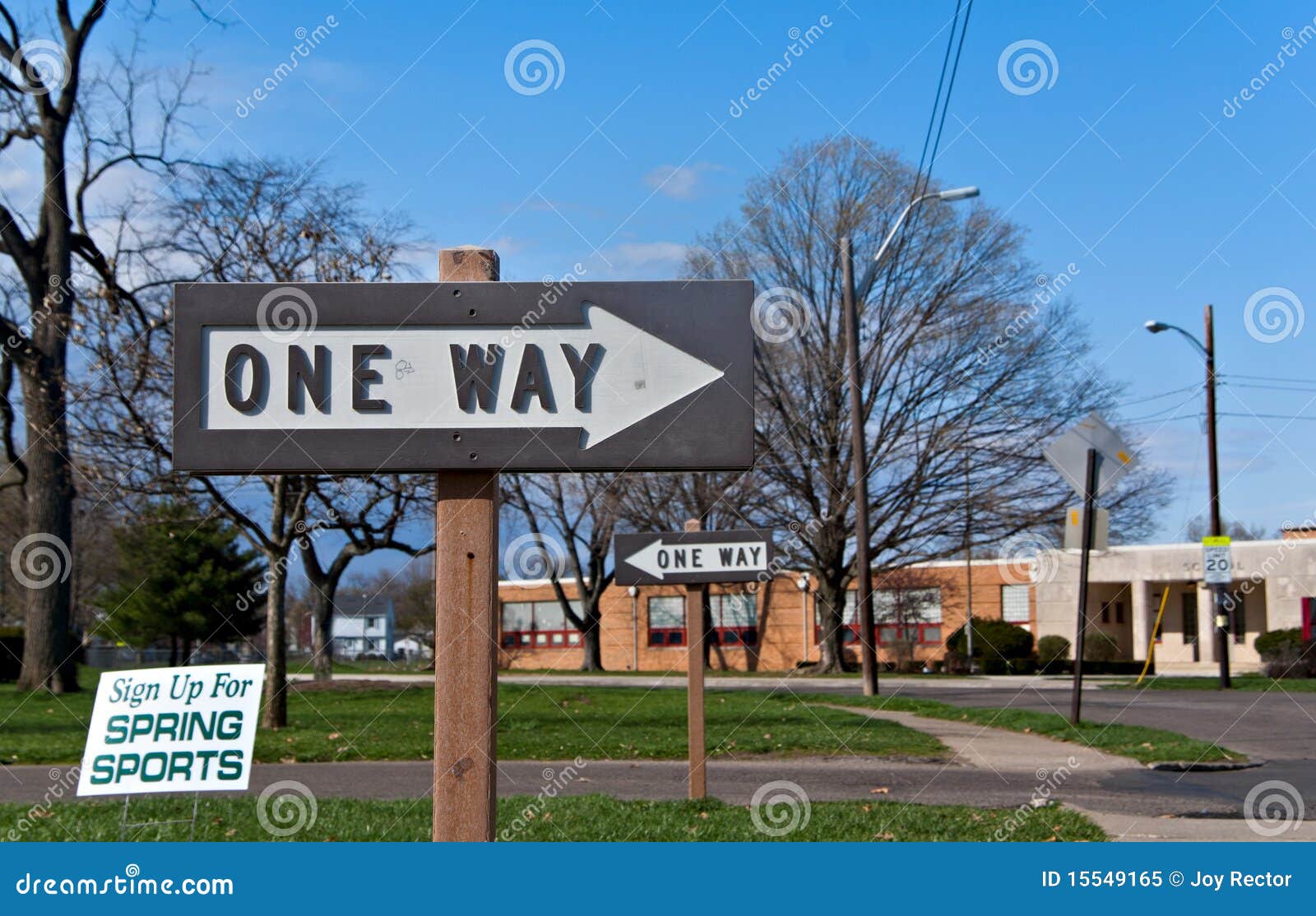 City Signs stock image. Image of buildings, pole, urban - 15549165