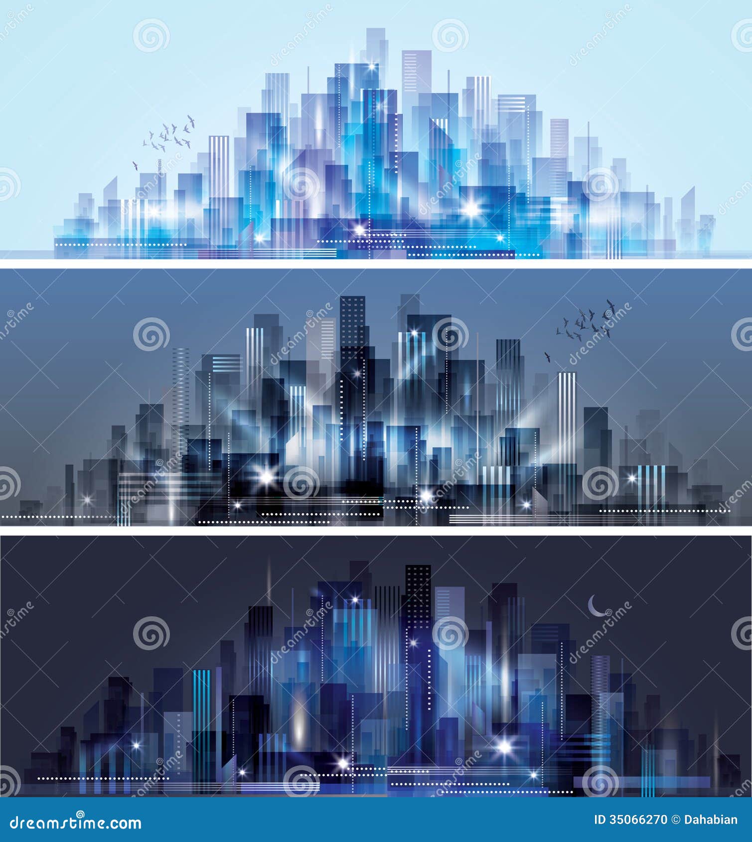 City skyline at night stock vector. Illustration of house - 35066270