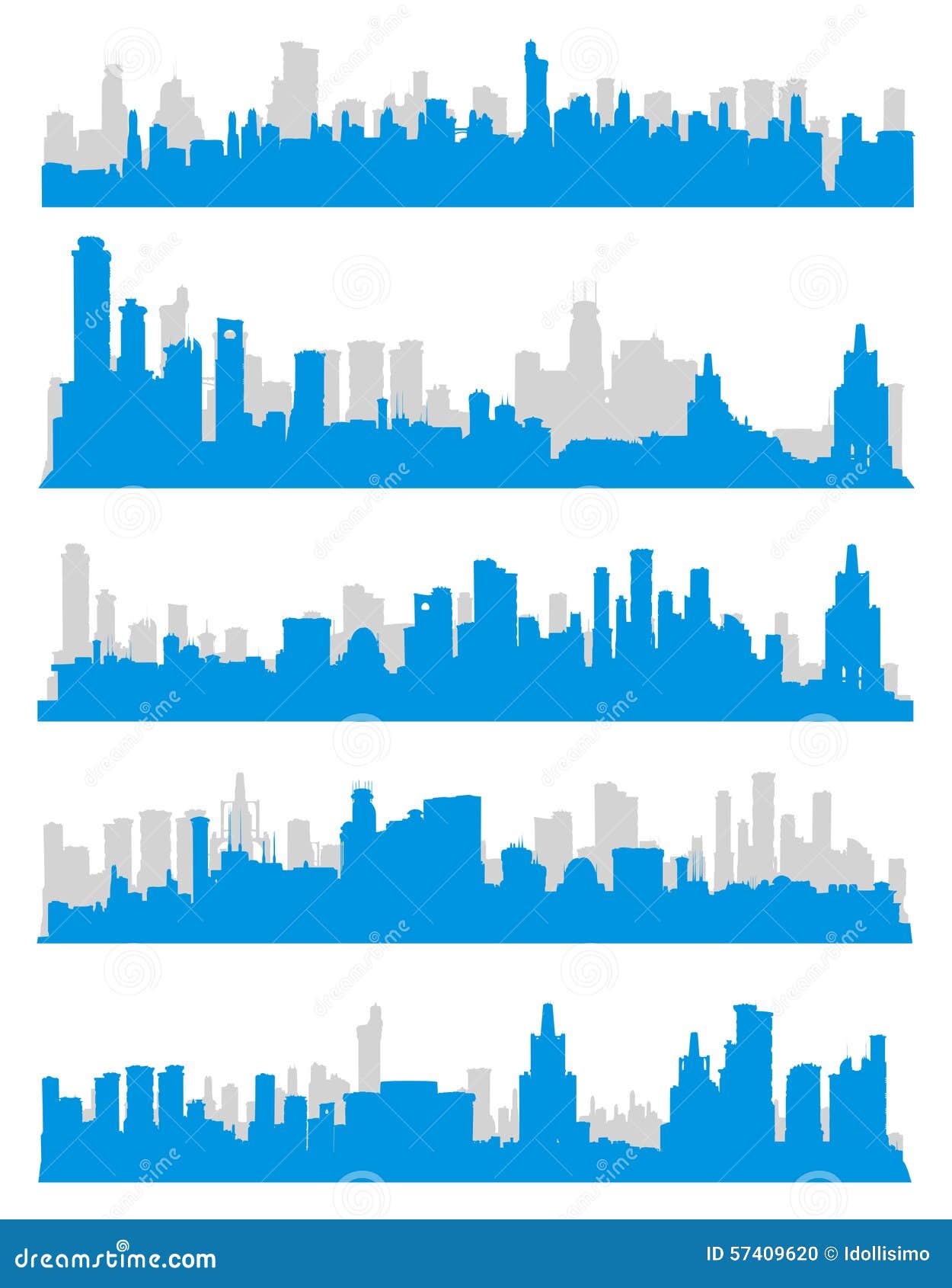City Skylines stock vector. Illustration of exterior - 57409620