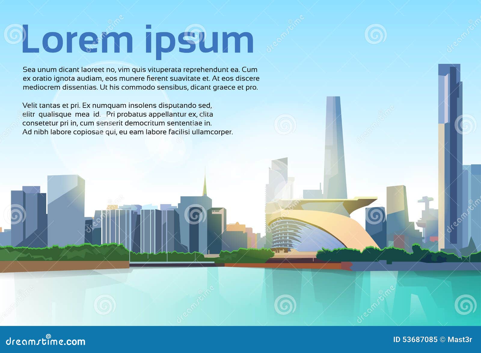 Skyscraper View Line Icons Collection. Panorama, Cityscape, Skyline ...