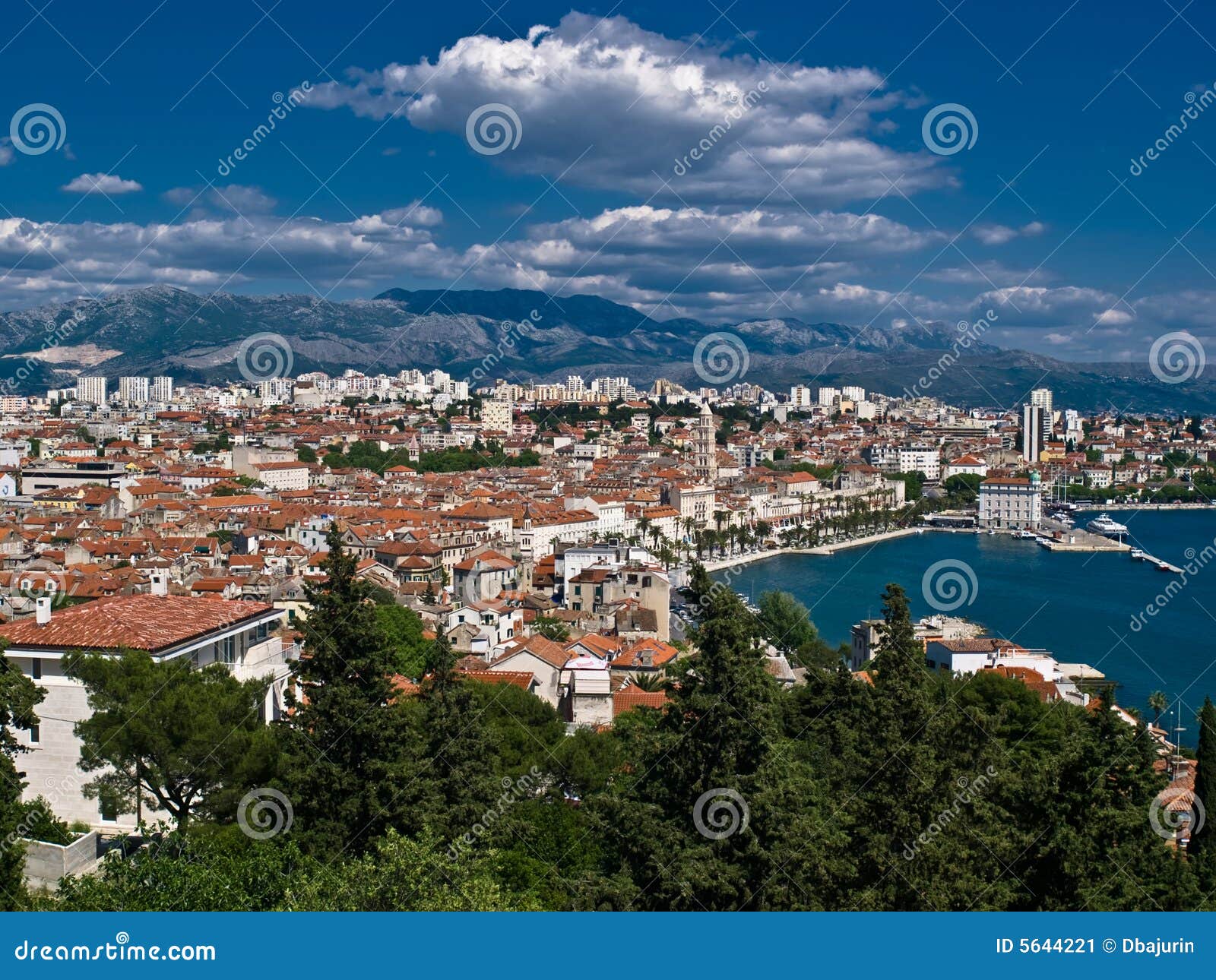City - Split stock image. Image of europe, boats, area - 5644221