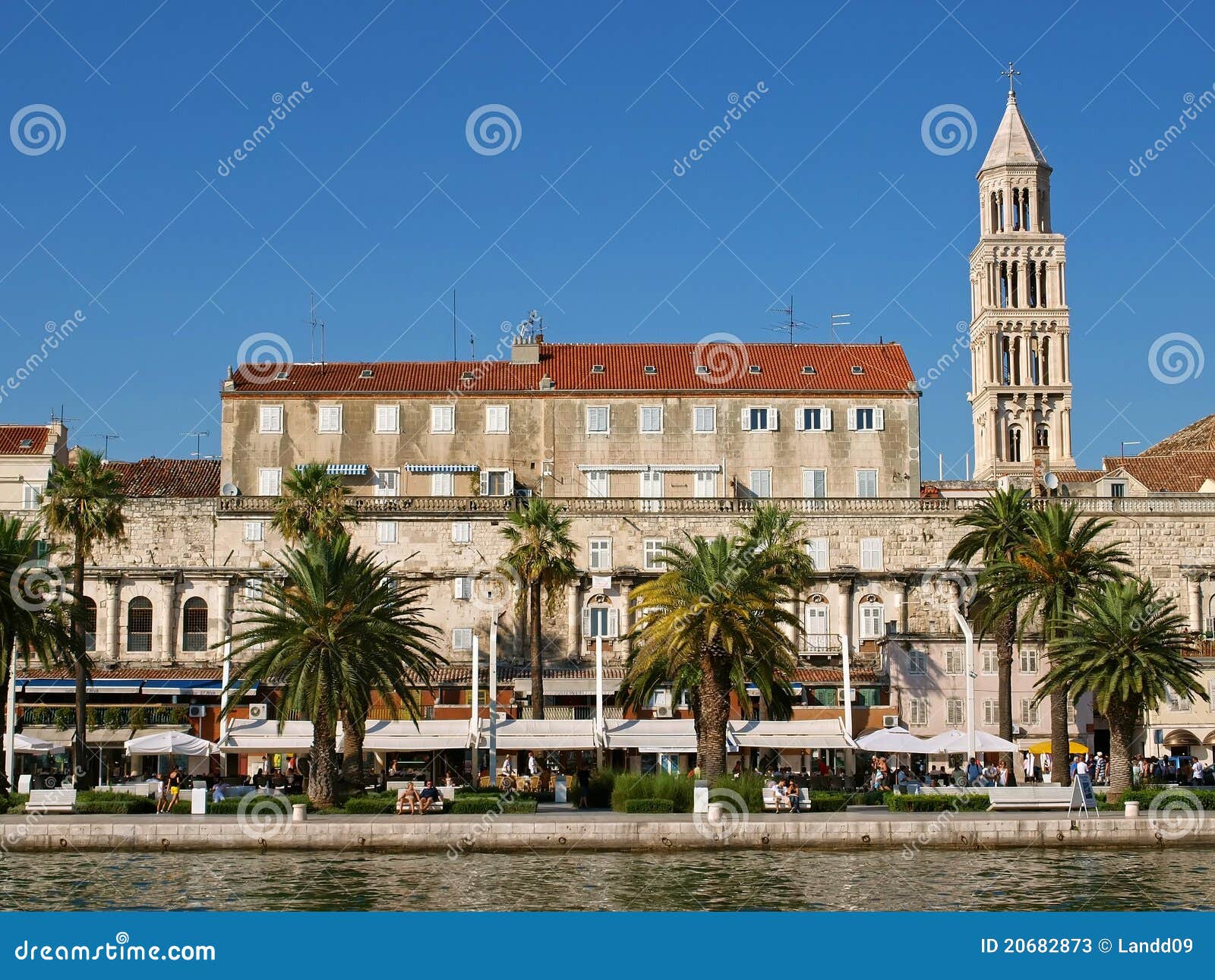 City of Split-Croatia editorial stock photo. Image of dalmatia - 20682873