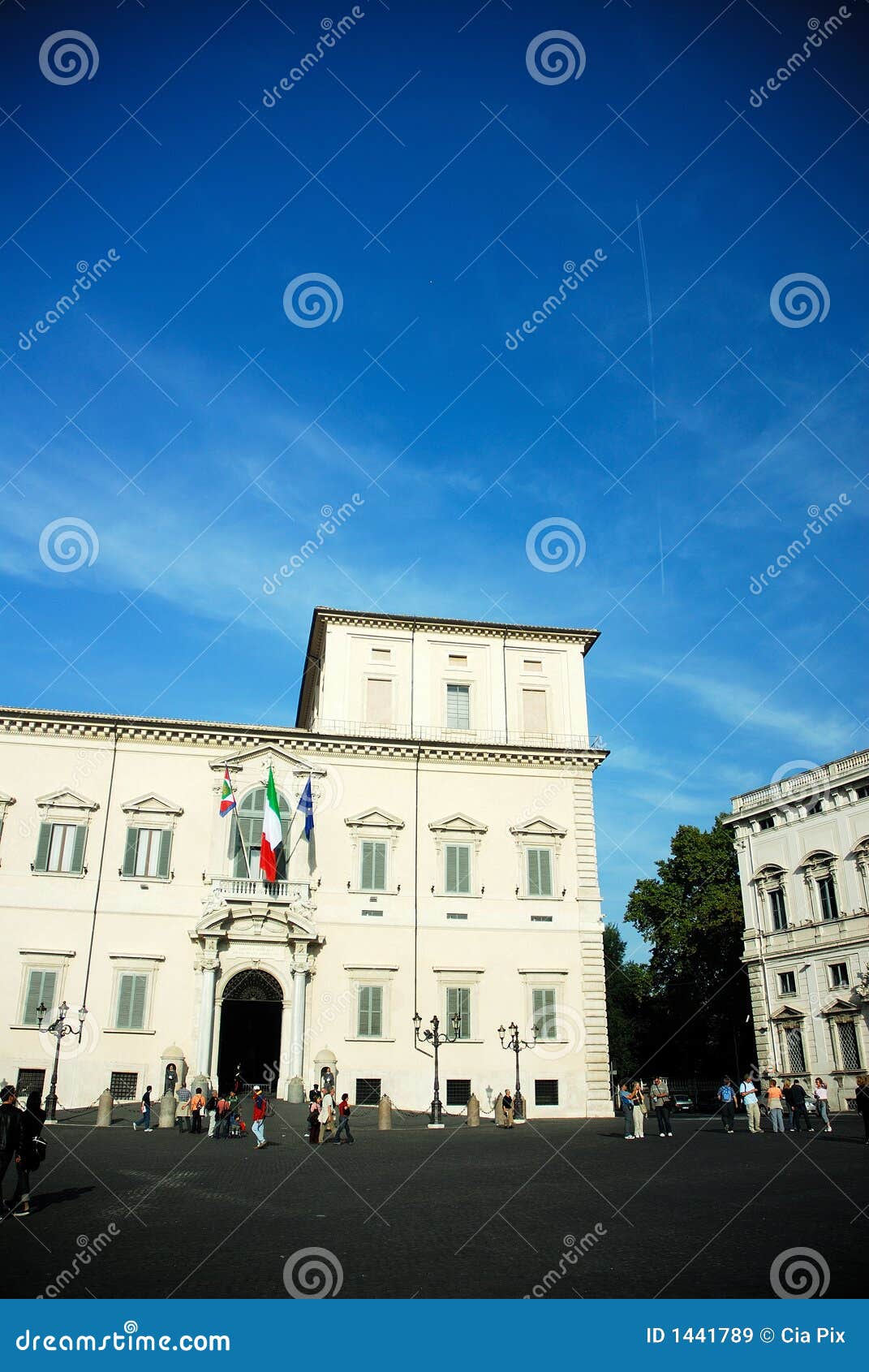 City square in Rome stock image. Image of rome, architecture - 1441789
