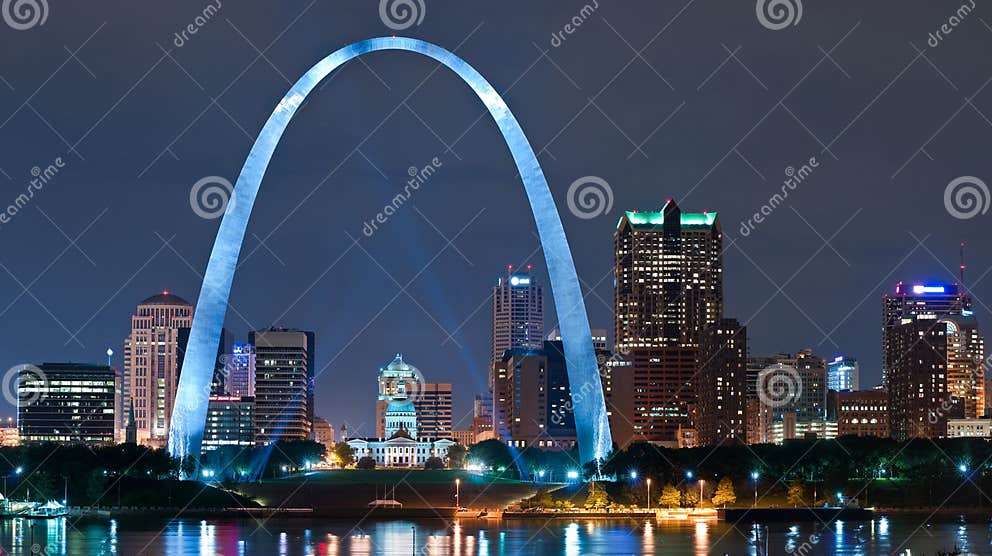 City of St. Louis stock image. Image of cityscape, built - 19618191
