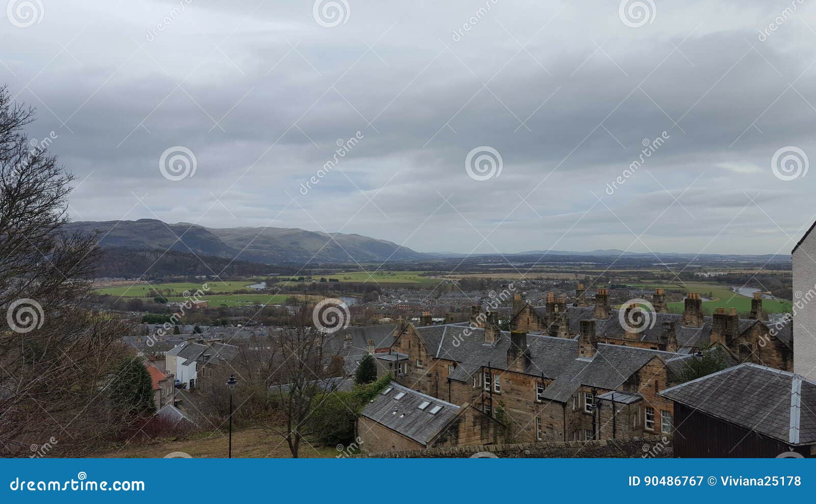 City of Stirling stock image. Image of countryside, city - 90486767