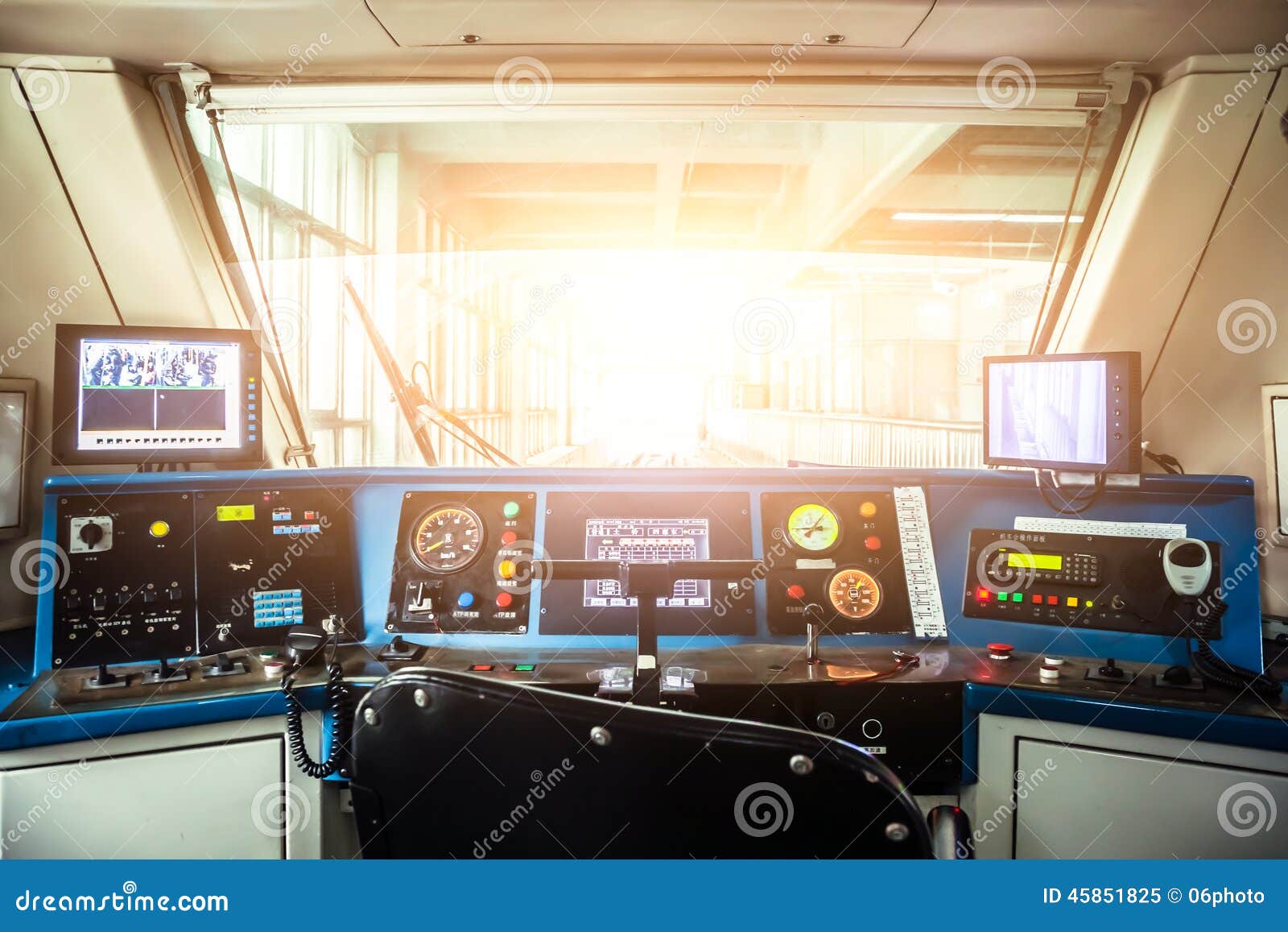 City subway cockpit stock image. Image of transportation - 45851825