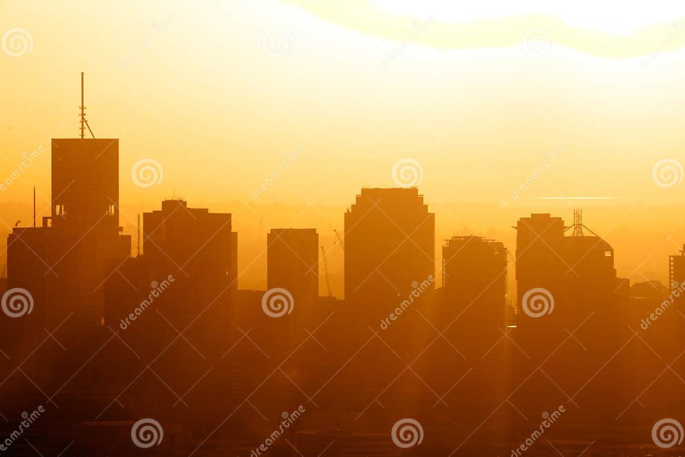 City sunrise stock image. Image of australia, sunbeam - 13965831