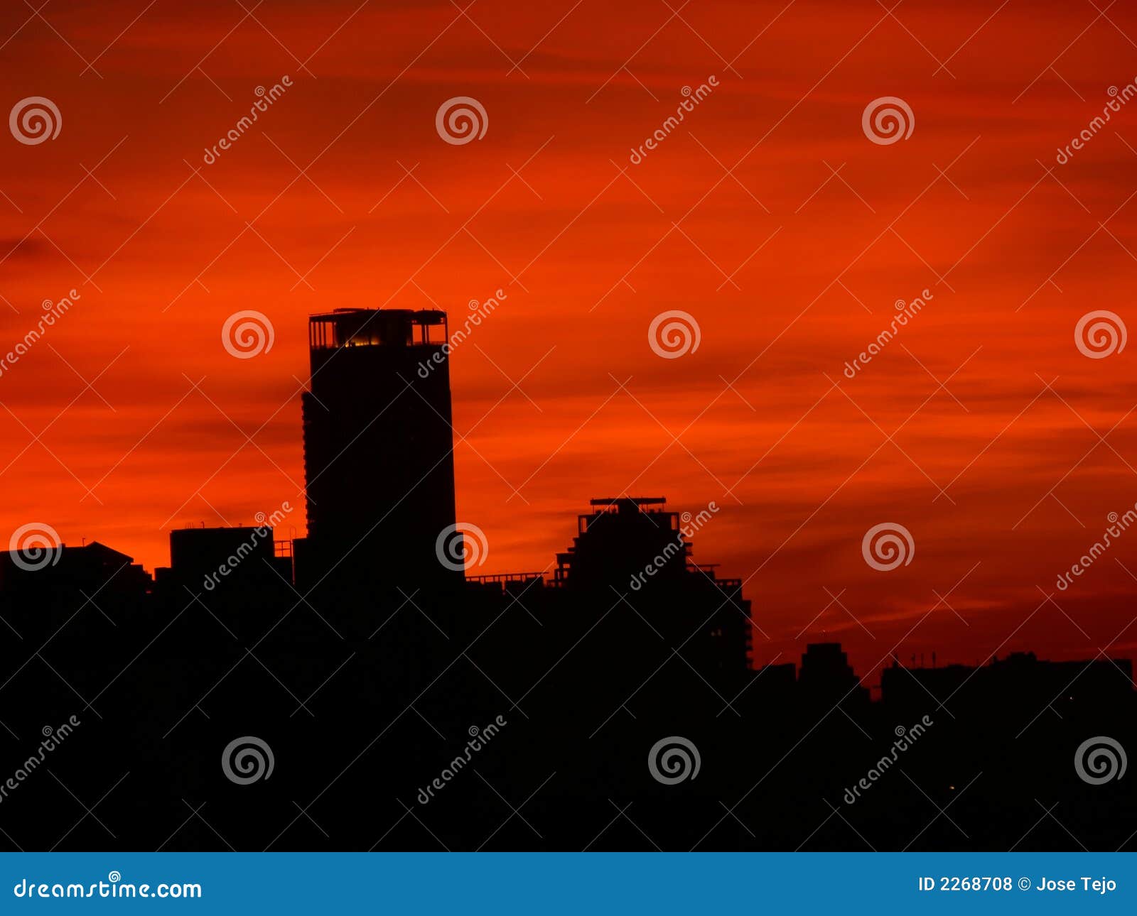 City sunset stock photo. Image of buildings, sunset, sunrise - 2268708