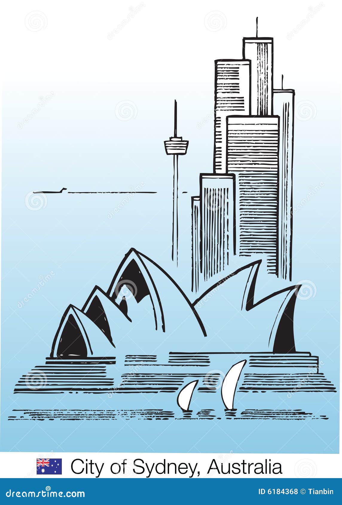 Sydney Cartoon Vector | CartoonDealer.com #36439263