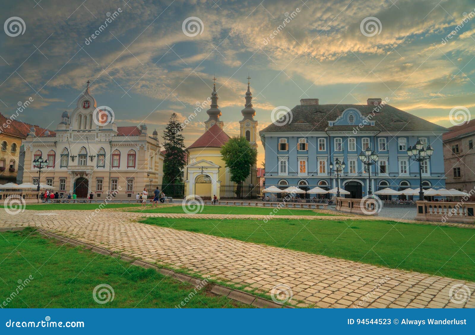 City of Timisoara in Romania Editorial Stock Photo - Image of european ...