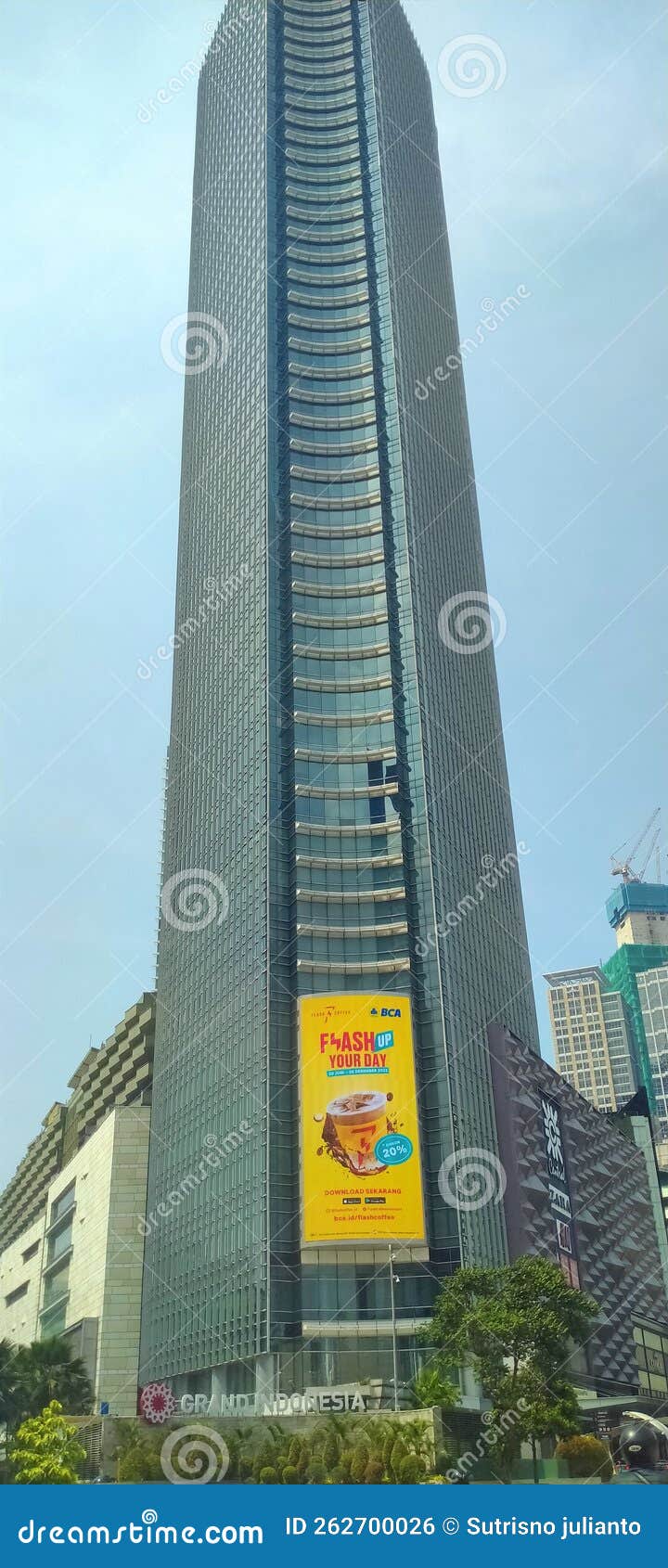 The city tower Jakarta editorial photo. Image of jakarta - 262700026