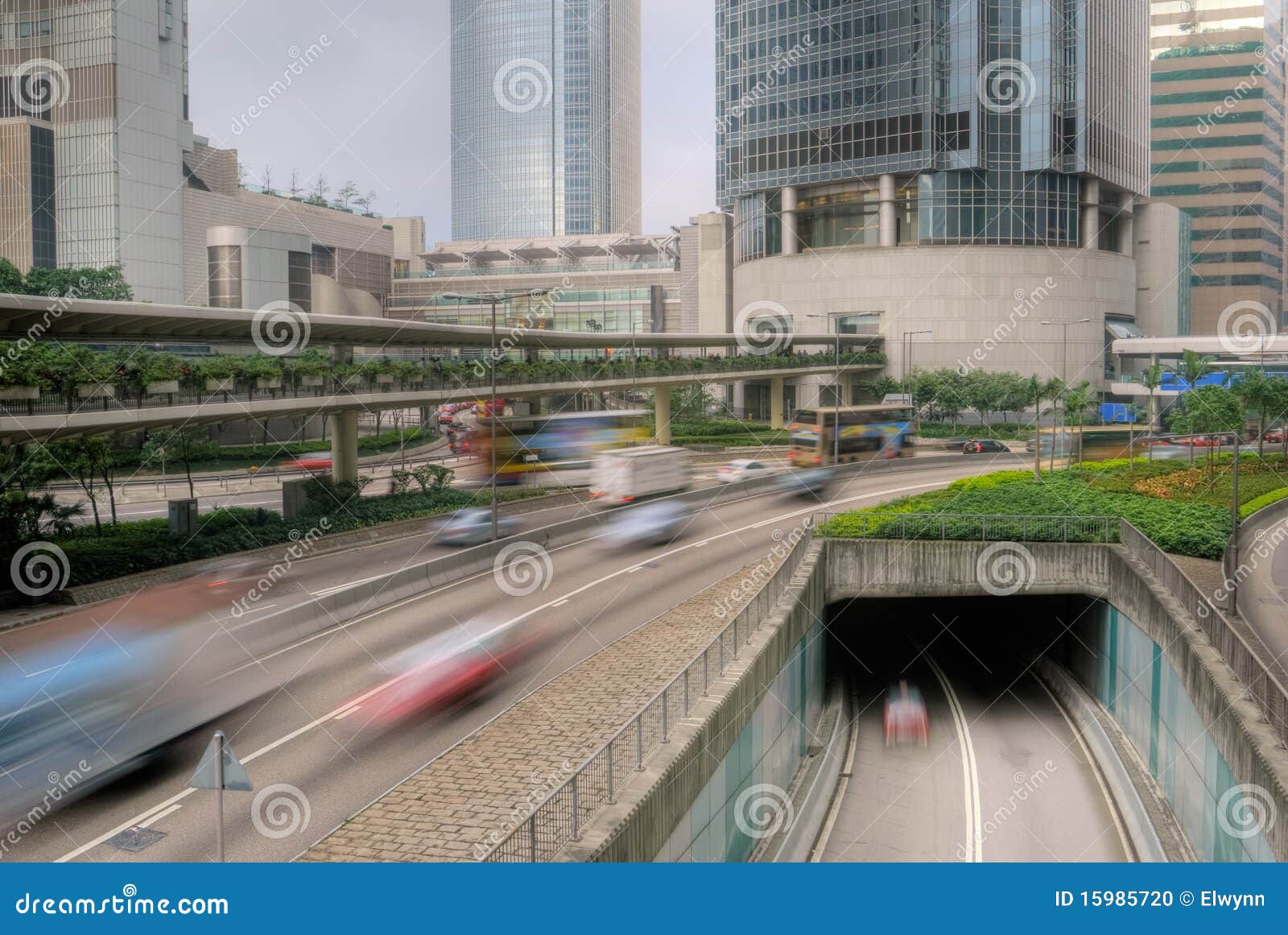City traffic stock photo. Image of fast, city, hong, driving - 15985720