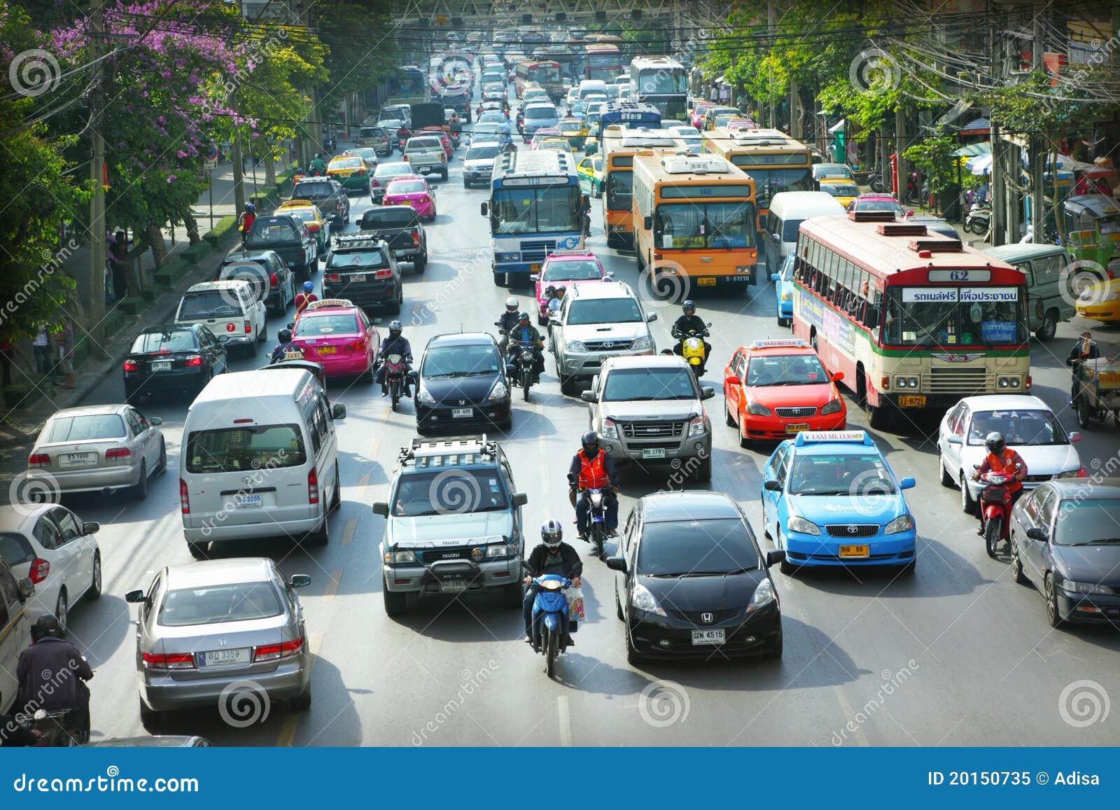 City Traffic Editorial Image - Image: 20150735