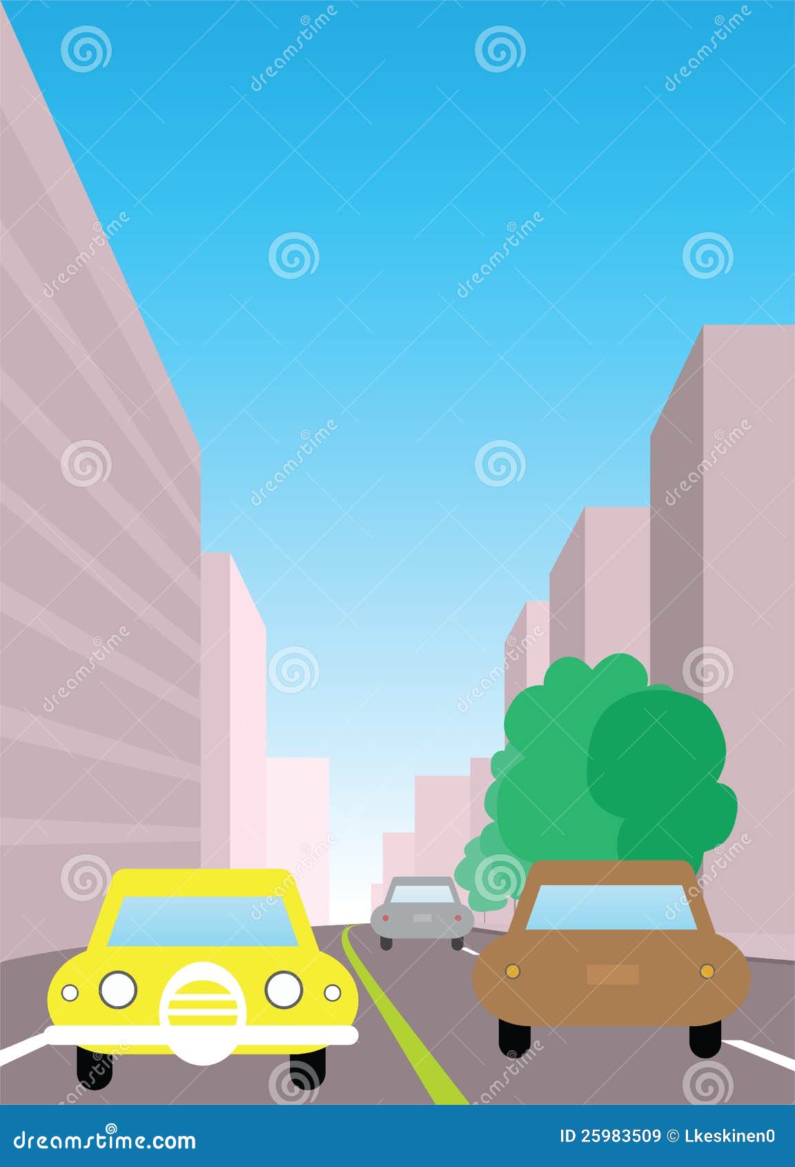 City traffic illustration stock vector. Illustration of exterior - 25983509