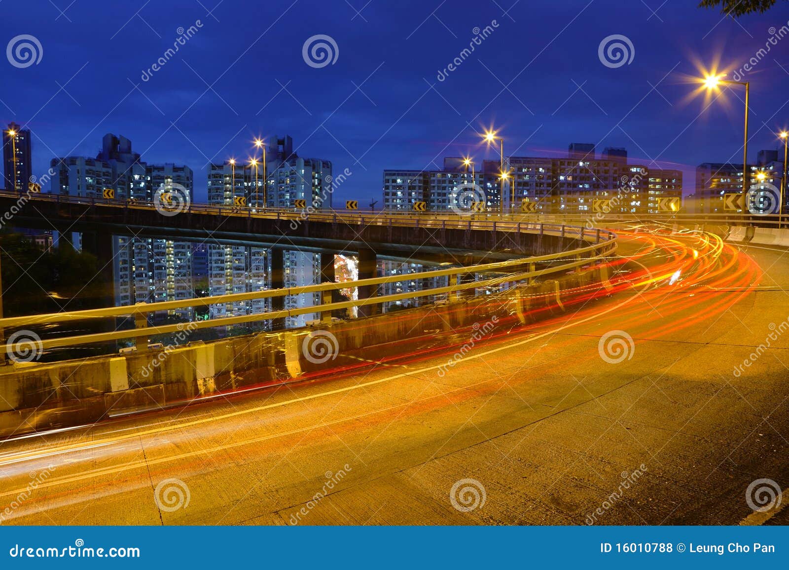 City traffic at night stock photo. Image of movement - 16010788