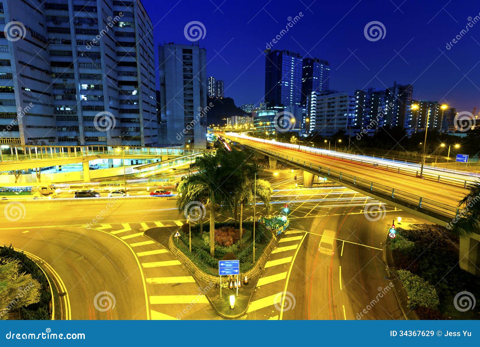 City traffic at night stock image. Image of outdoors - 34367629