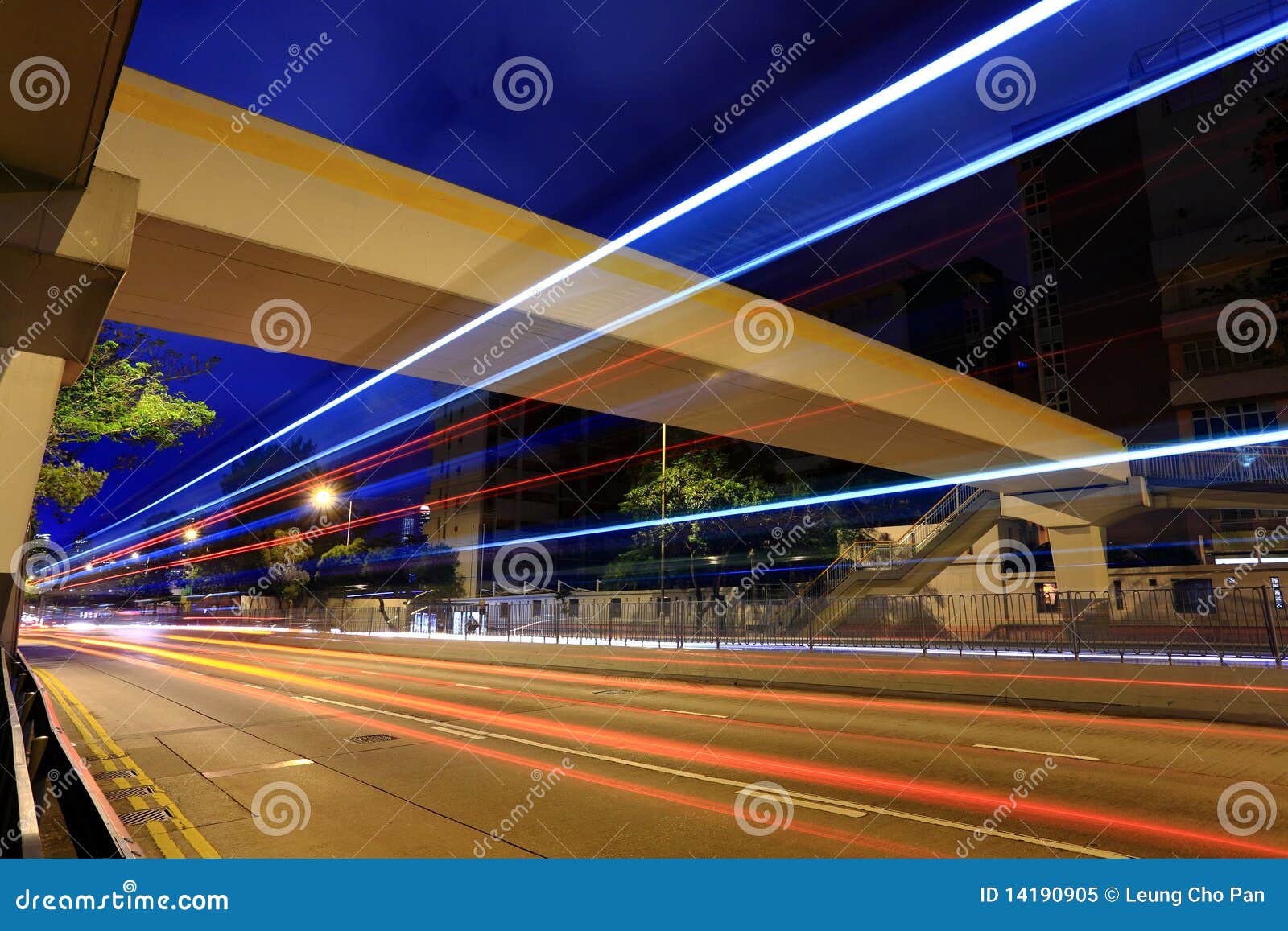 City traffic streams stock image. Image of curve, speed - 14190905