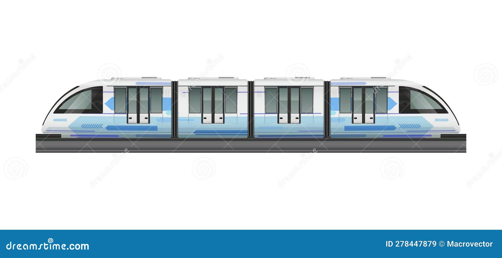 City Train Carriage Composition Stock Vector - Illustration of tram ...